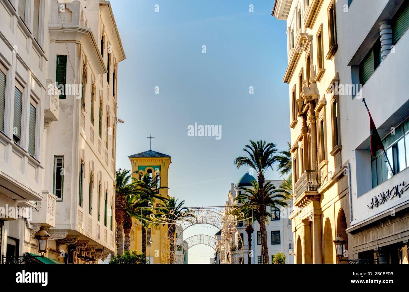 Spanish colonial architecture tetouan morocco hi-res stock photography ...
