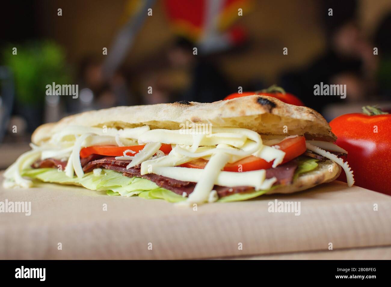 Fresh ingredients tasty sandwich hi-res stock photography and images ...