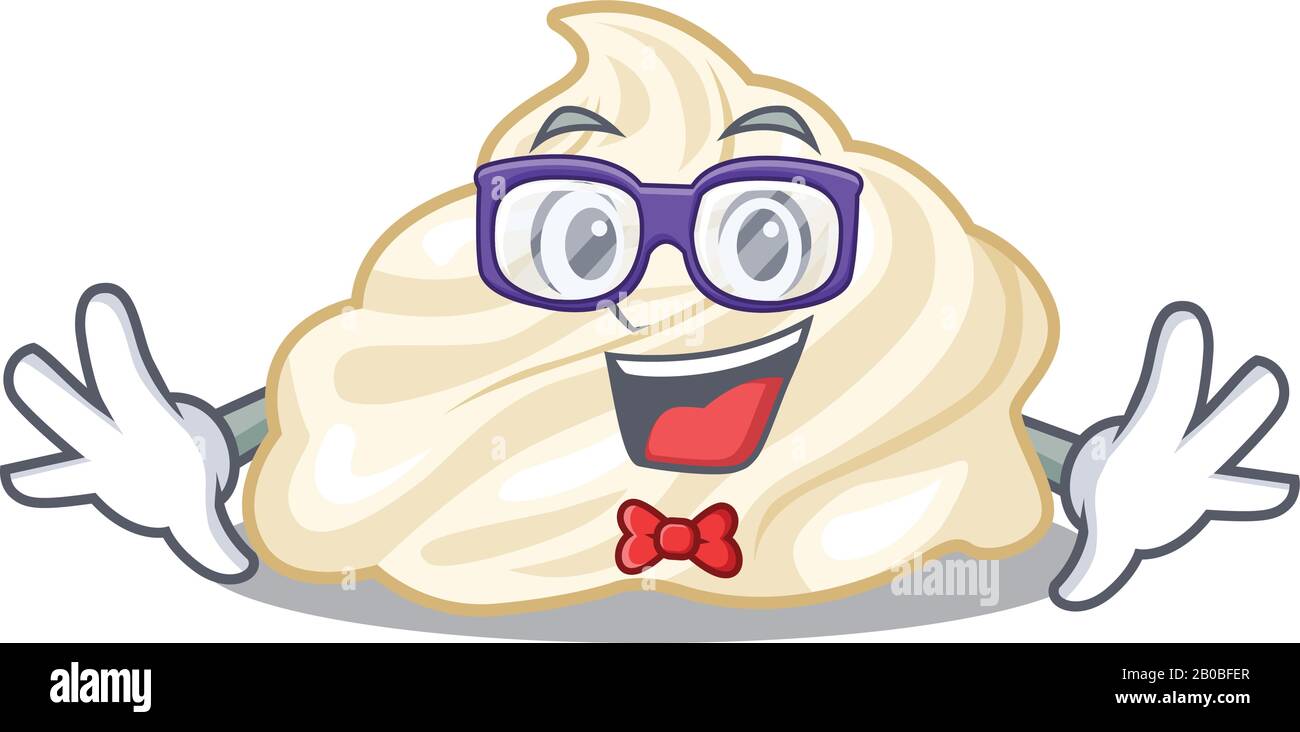 A cartoon concept of Geek whipped cream design Stock Vector Image & Art ...