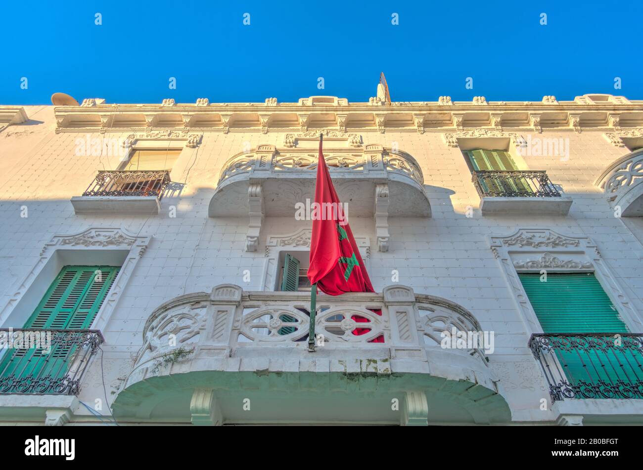 Spanish Colonial Architecture Tetouan Morocco High Resolution Stock ...