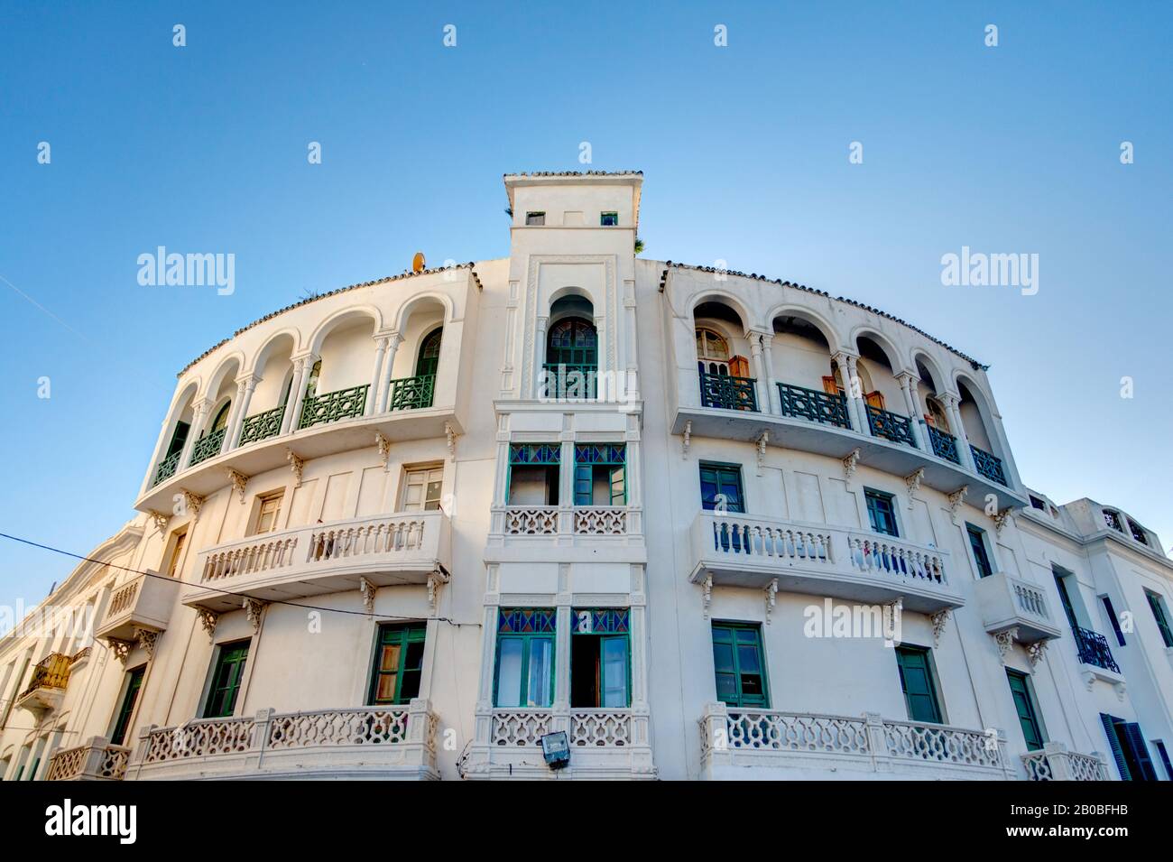 Spanish colonial architecture tetouan morocco hi-res stock photography ...