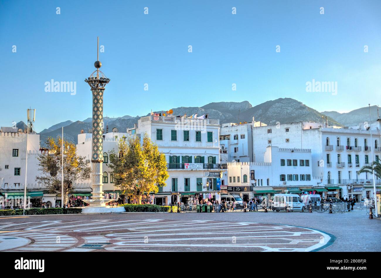 Tetouan Medina landmarks, Morocco Stock Photo - Alamy