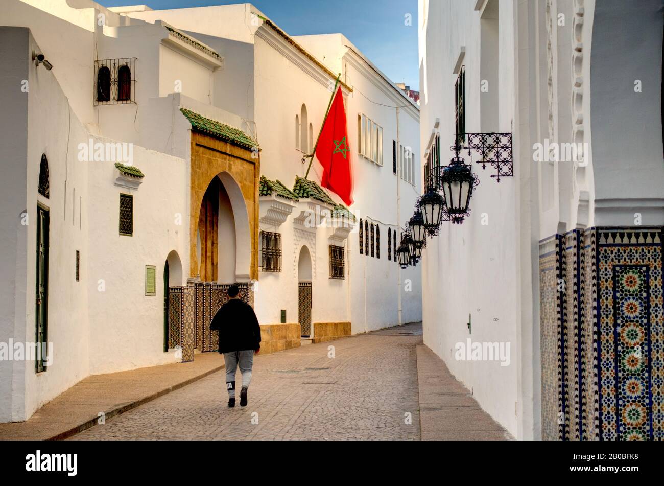 Tetouan Medina landmarks, Morocco Stock Photo - Alamy