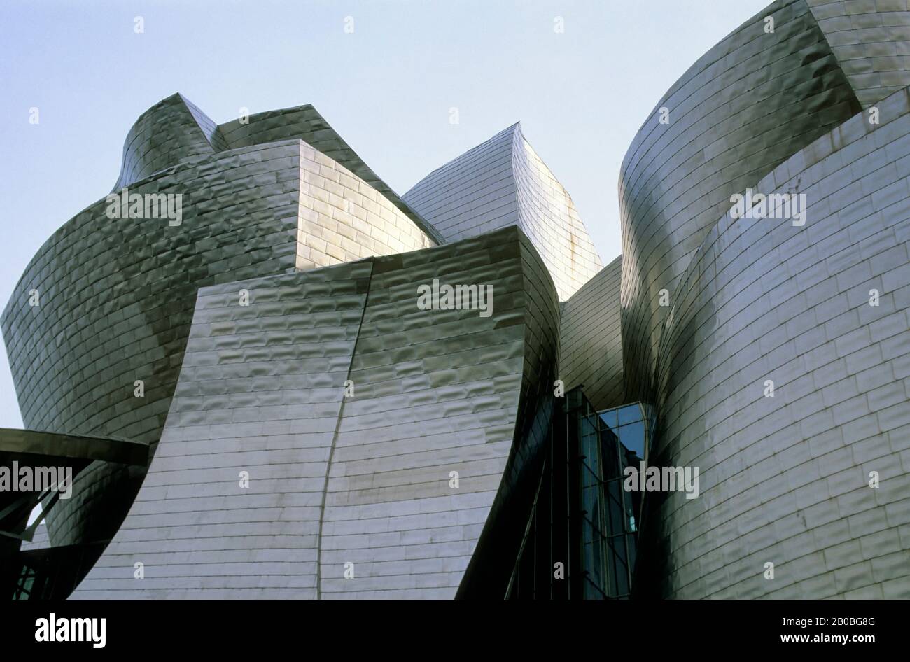 SPAIN, BILBAO, GUGGENHEIM MUSEUM (DESIGNED BY FRANK GEHRY), DETAIL ...