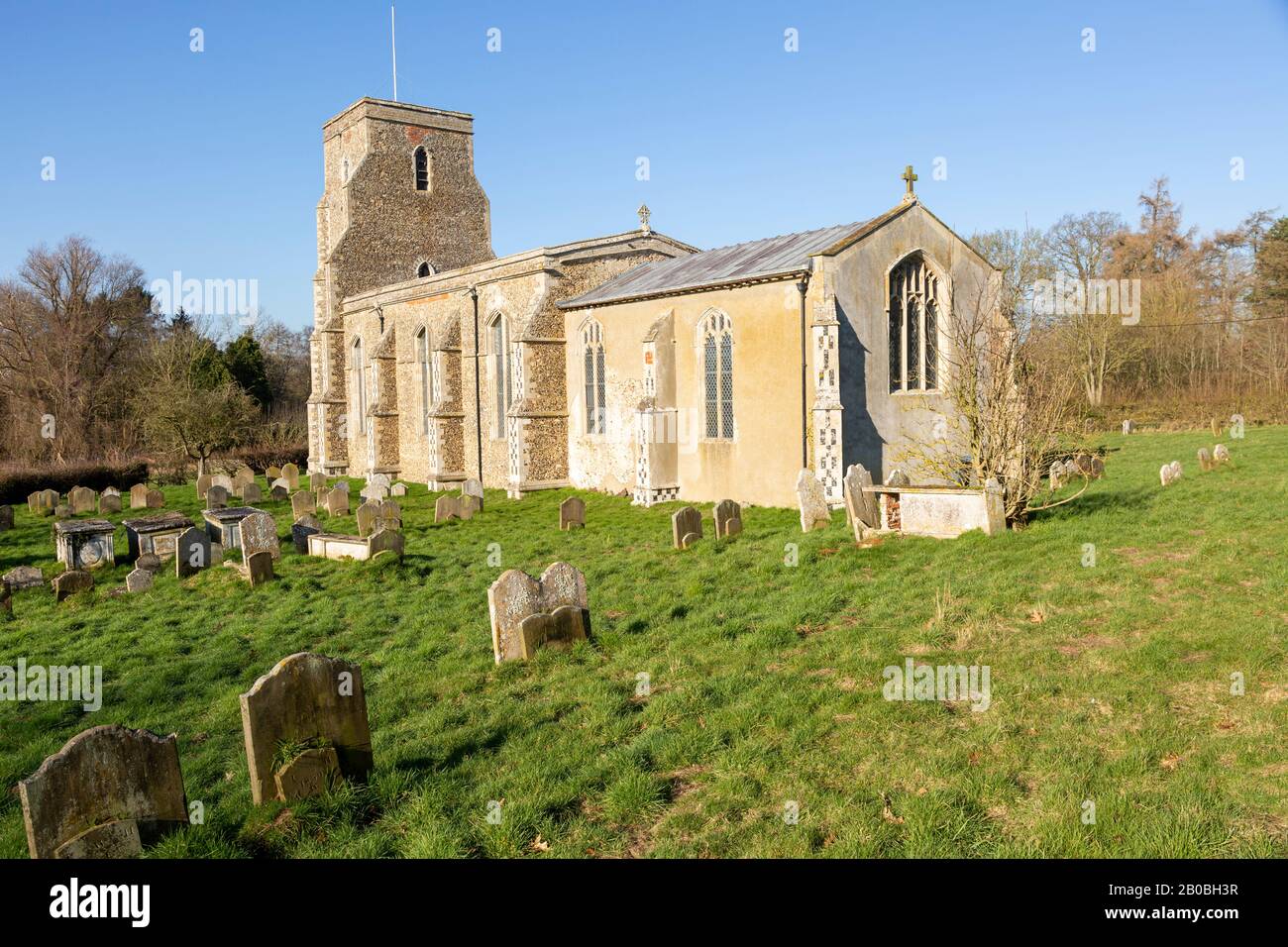 Village parish church Parham, Suffolk, England, UK Stock Photo - Alamy