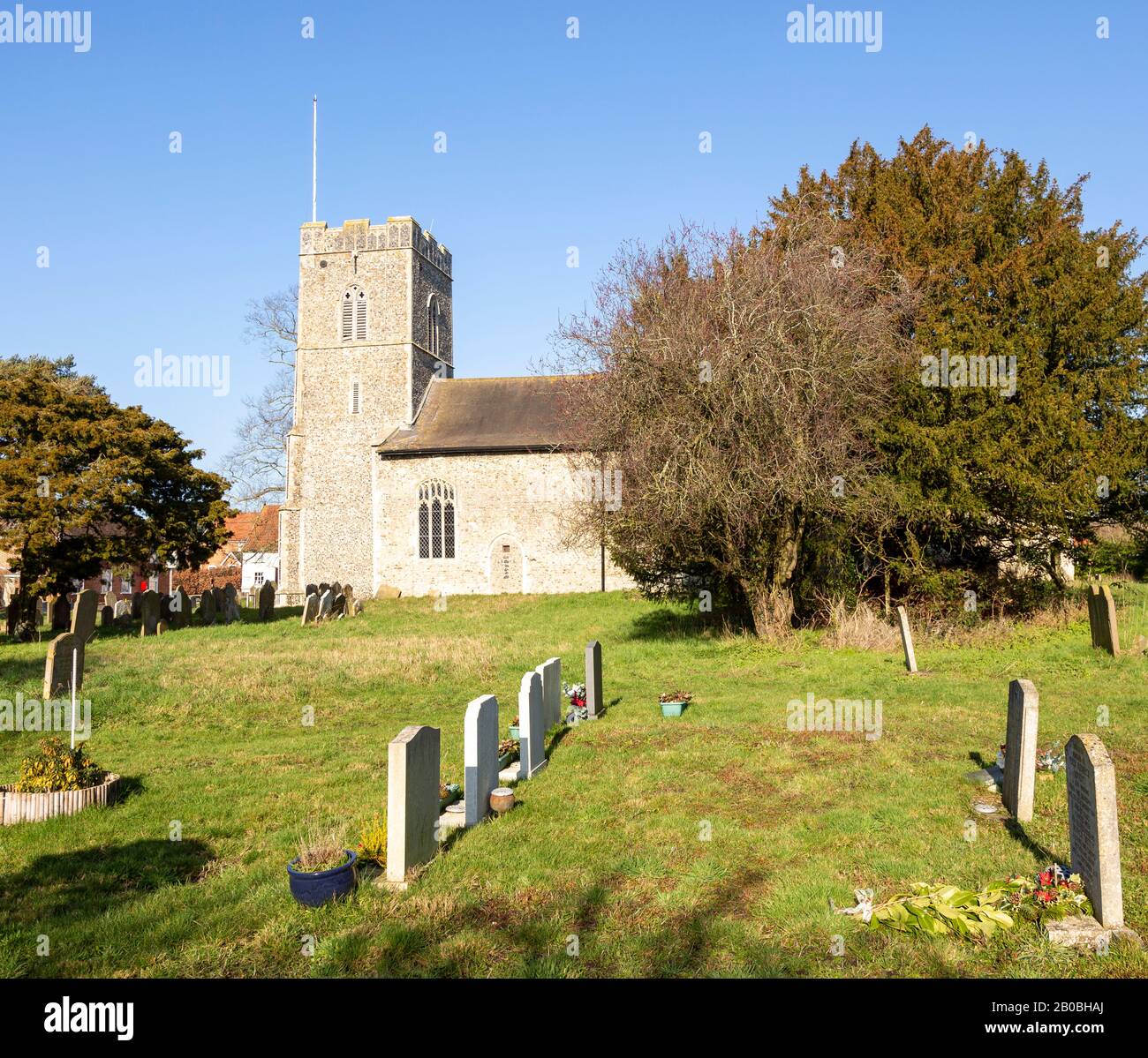 Village parish church Rendham, Suffolk, England, UK Stock Photo - Alamy