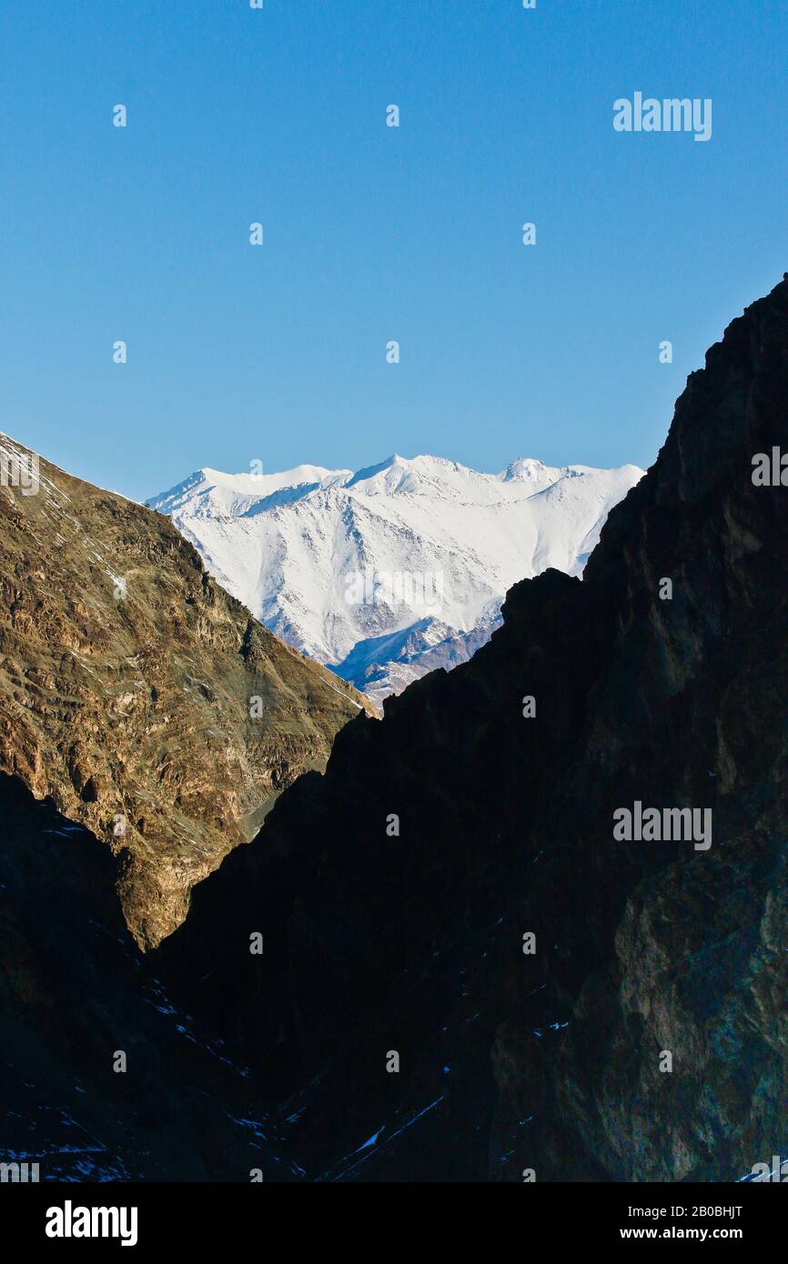 Rumbak valley. Hemis national park. Ladakh, Himalayas. India Stock ...