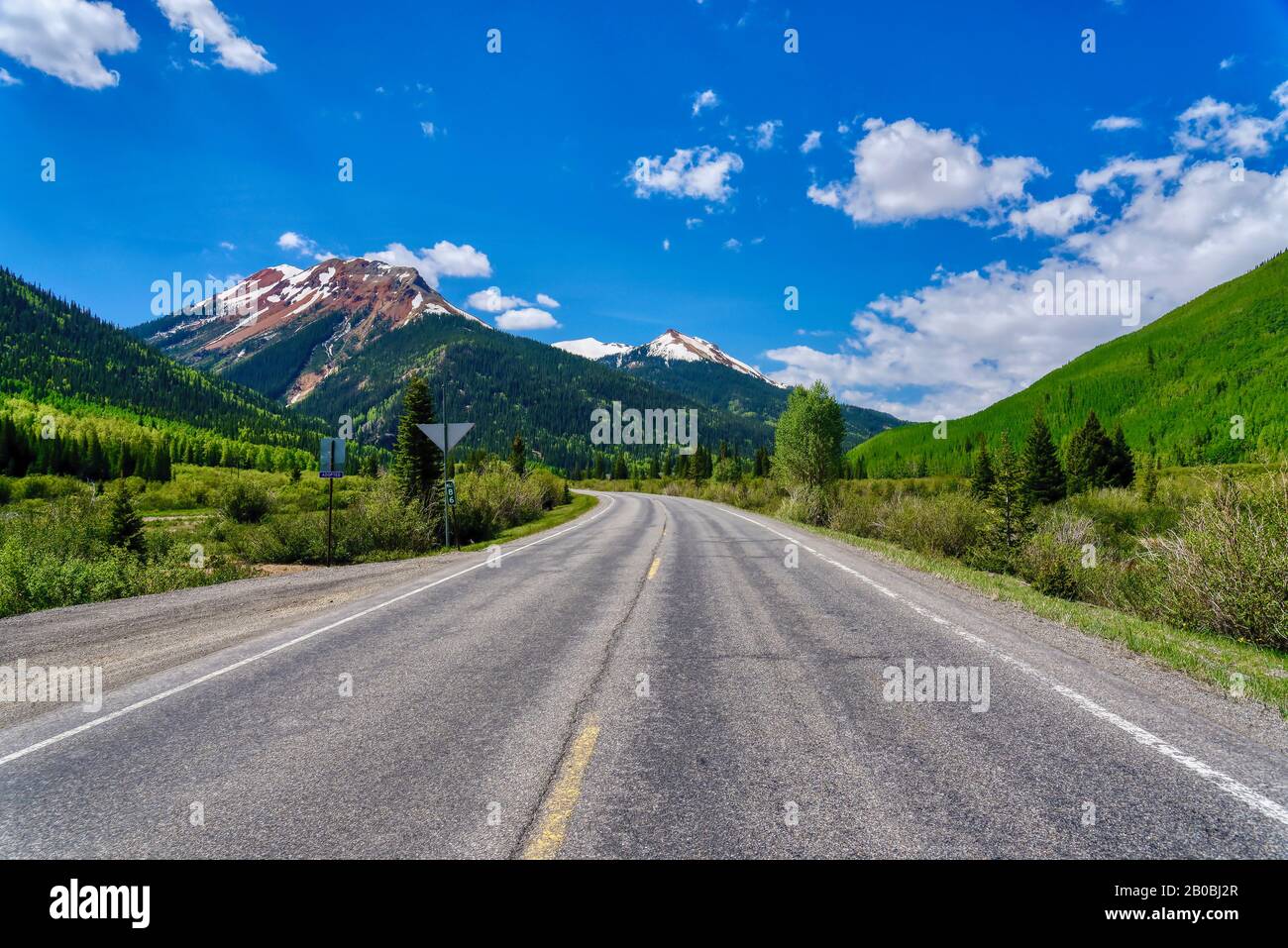 Red Mountain Pass along the San Juan Skyway, Colorado Stock Photo - Alamy