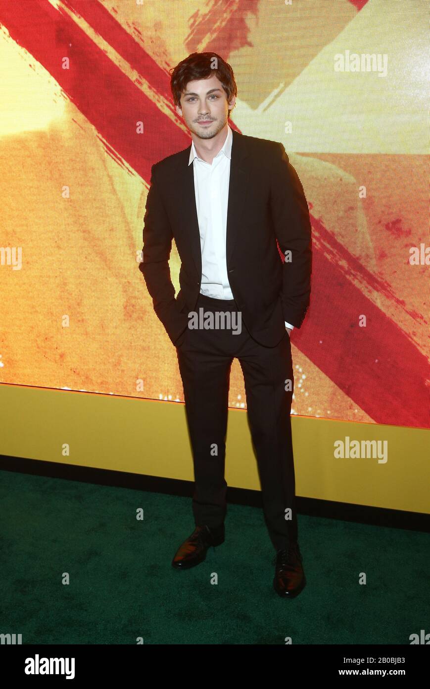 Logan lerman hunters hi-res stock photography and images - Alamy
