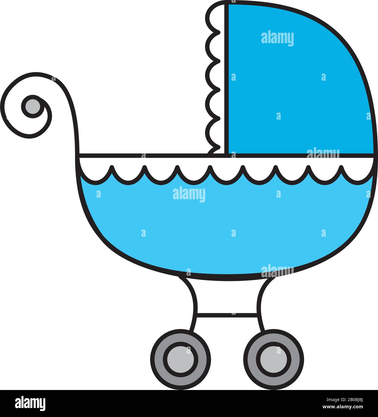 baby cart transportation isolated icon Stock Vector Image & Art - Alamy