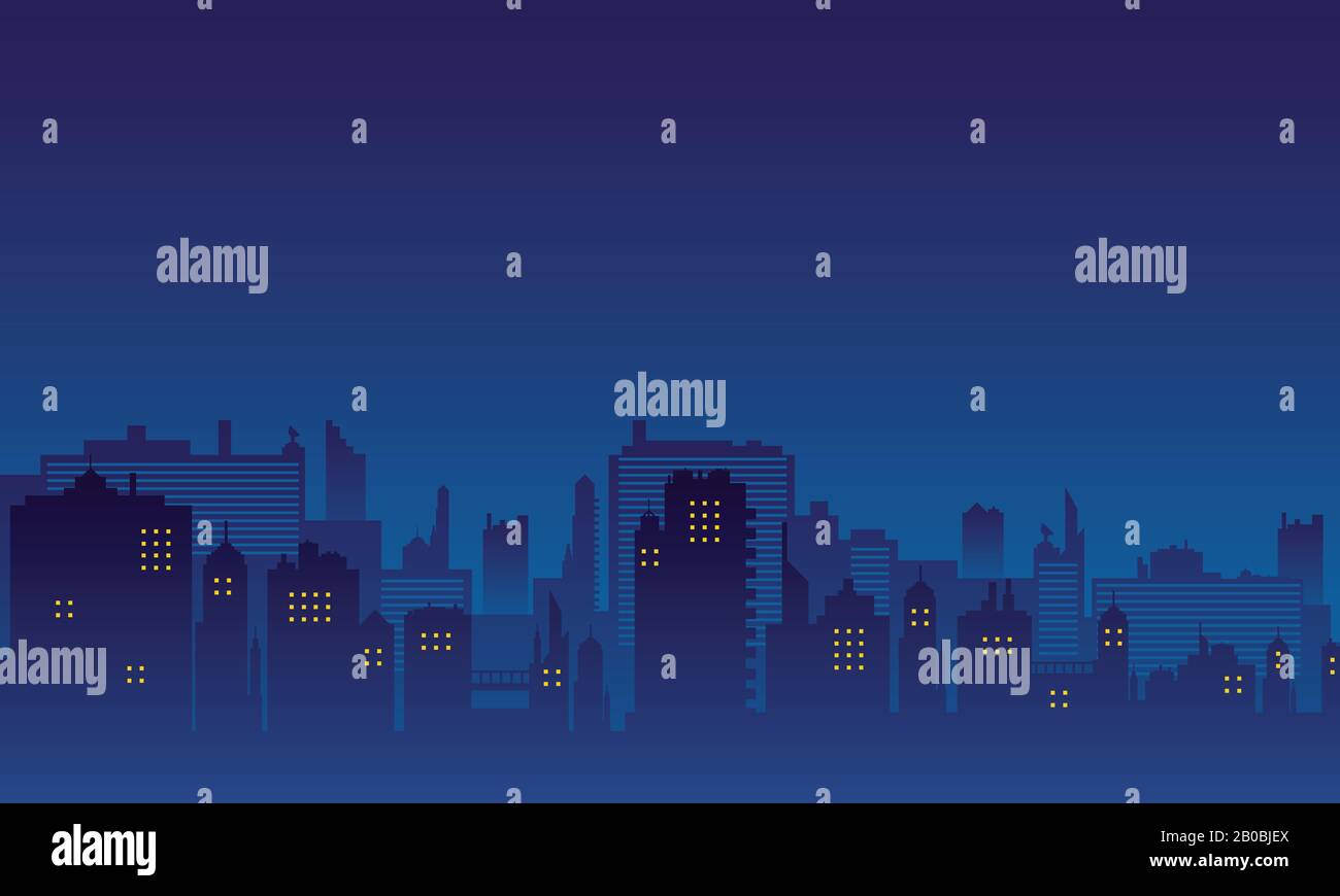 Buildings and dusk hotel Stock Vector Images - Alamy