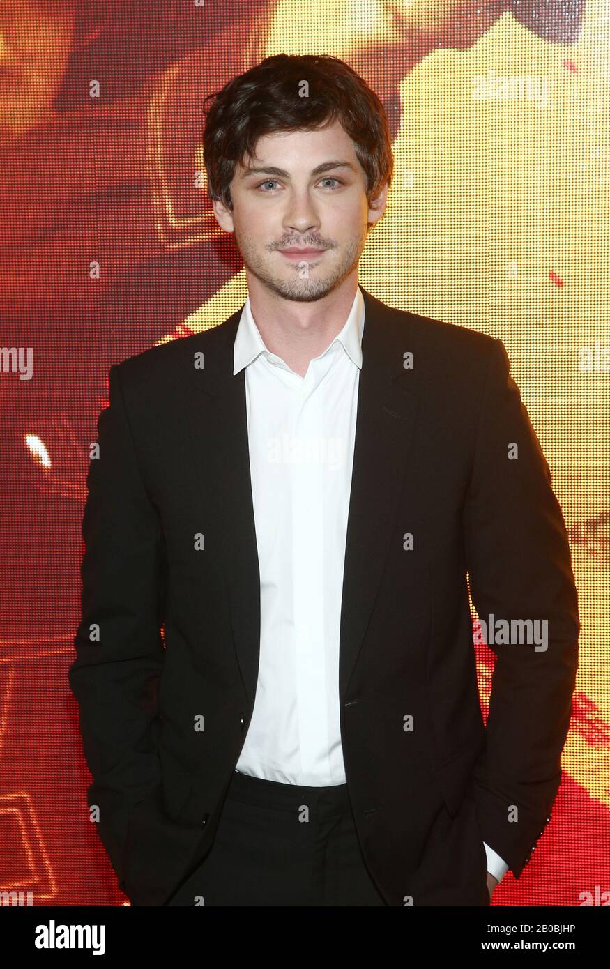 Logan lerman hunters hi-res stock photography and images - Alamy