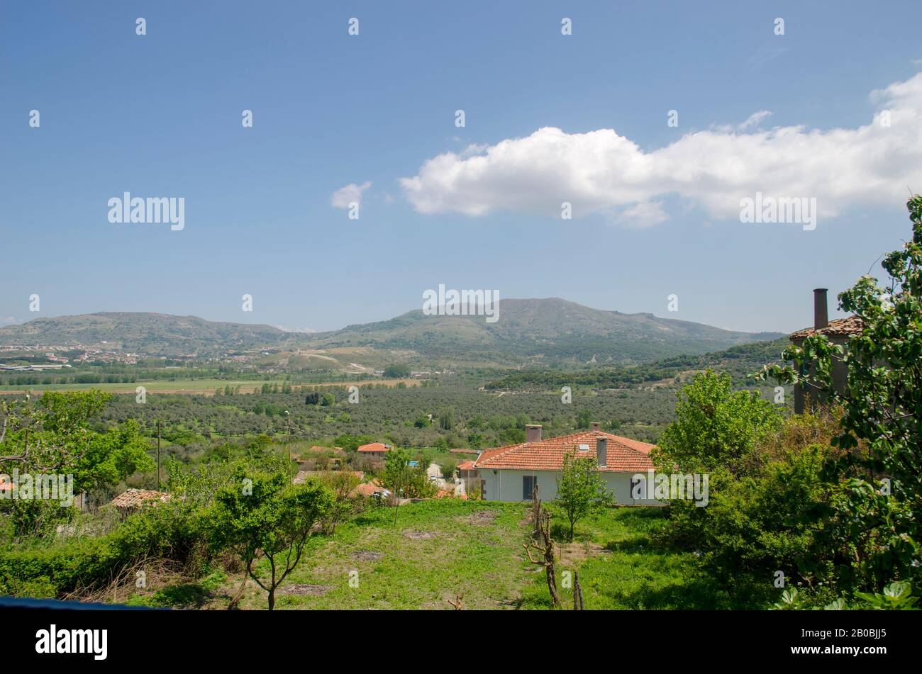 General view of Gokceada Stock Photo - Alamy