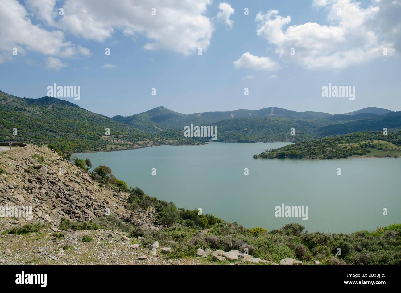 General view of Gokceada Stock Photo - Alamy