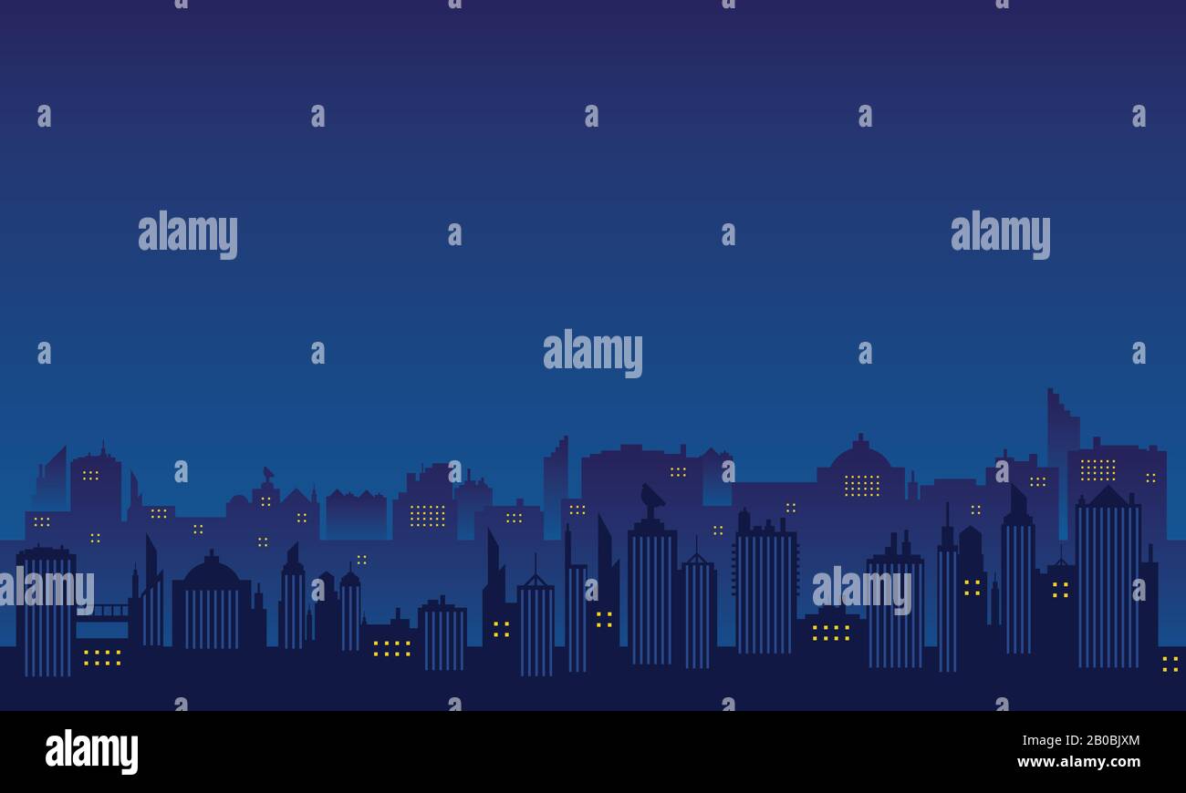 Buildings and dusk hotel Stock Vector Images - Alamy