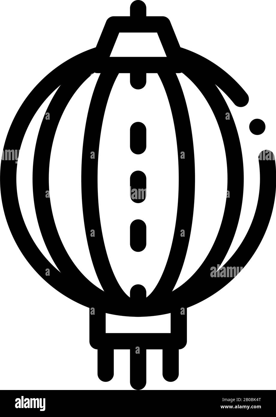 Asian Lantern Icon Vector Outline Illustration Stock Vector Image & Art ...