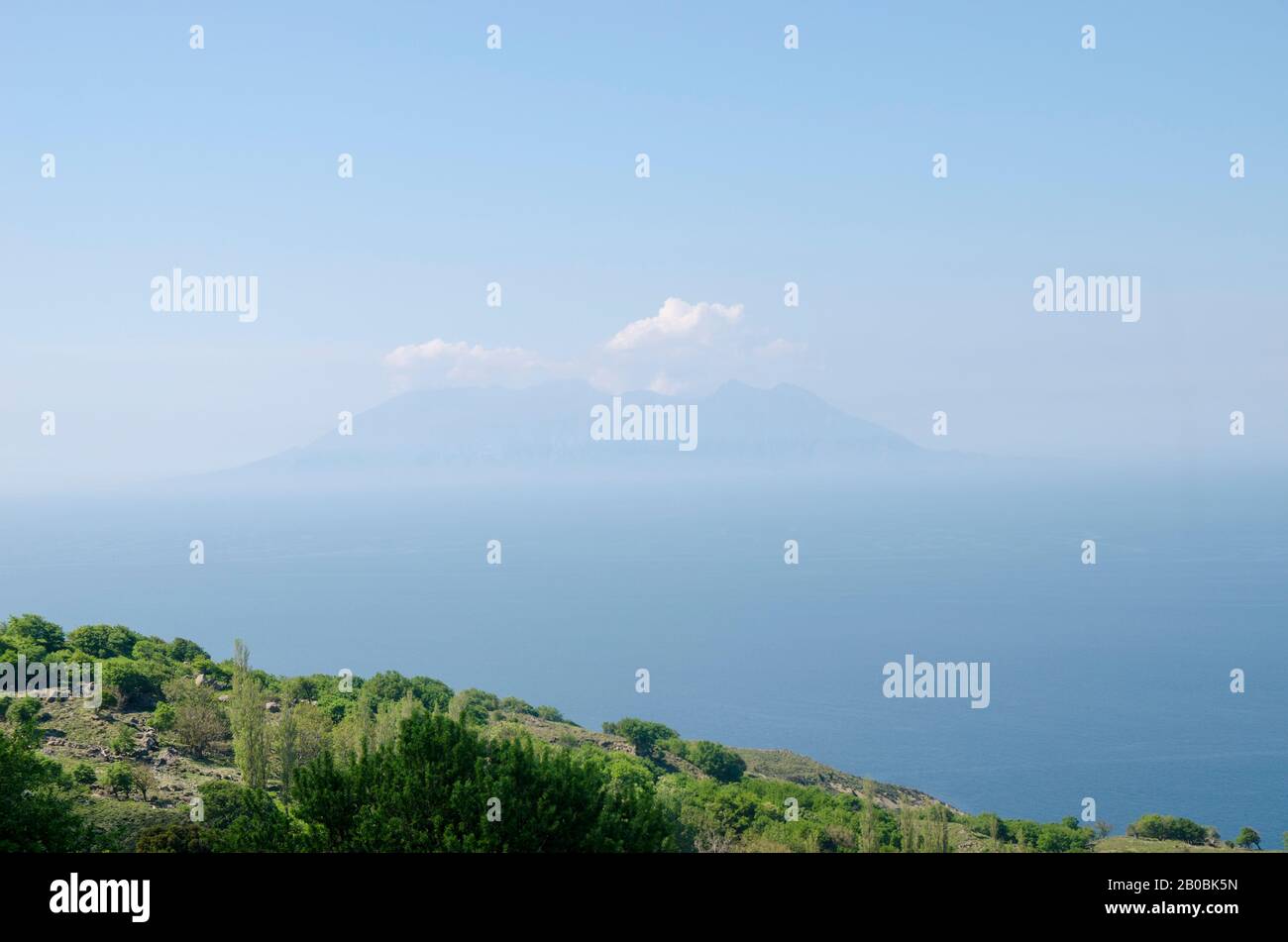 General view of Gokceada Stock Photo - Alamy