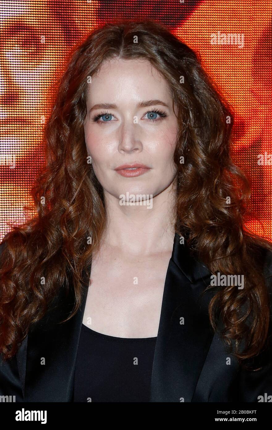 Los Angeles, USA. 19th Feb, 2020. Megan Channell walking the red carpet ...