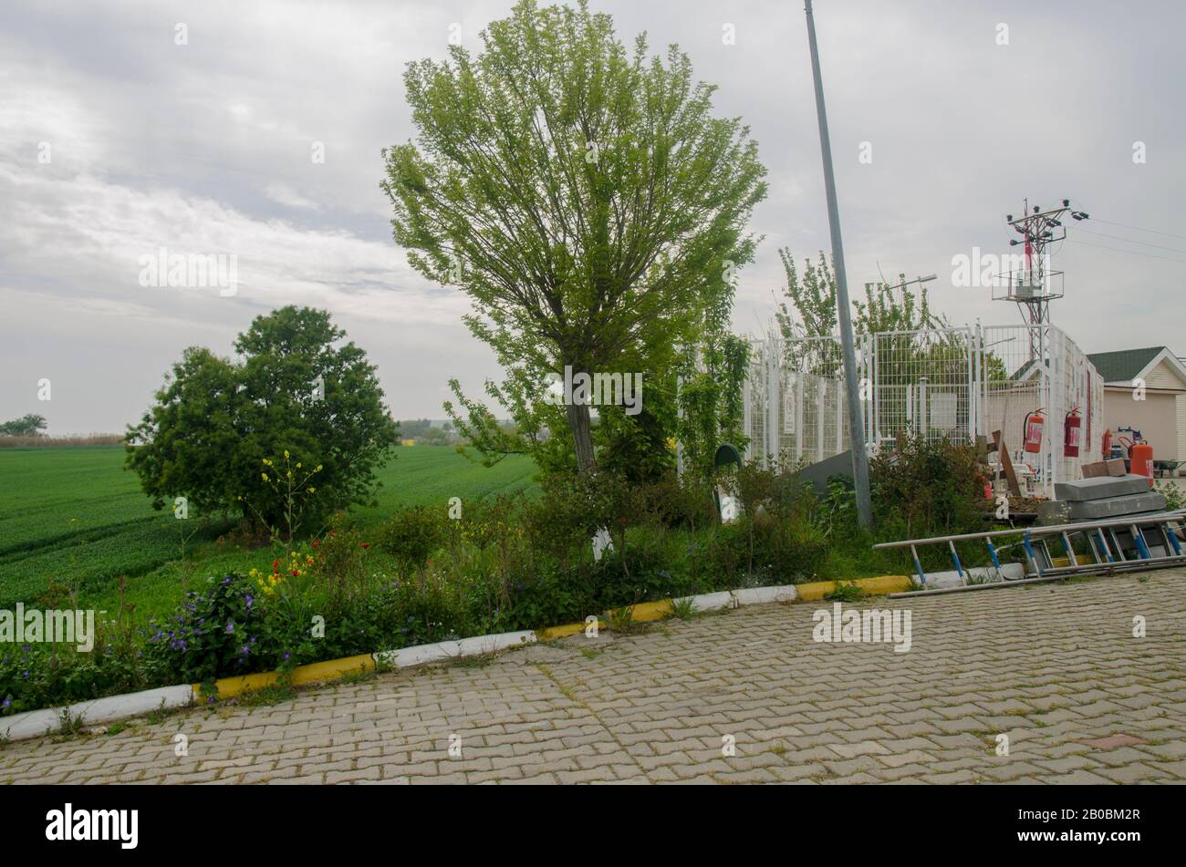 General view of Gokceada Stock Photo - Alamy