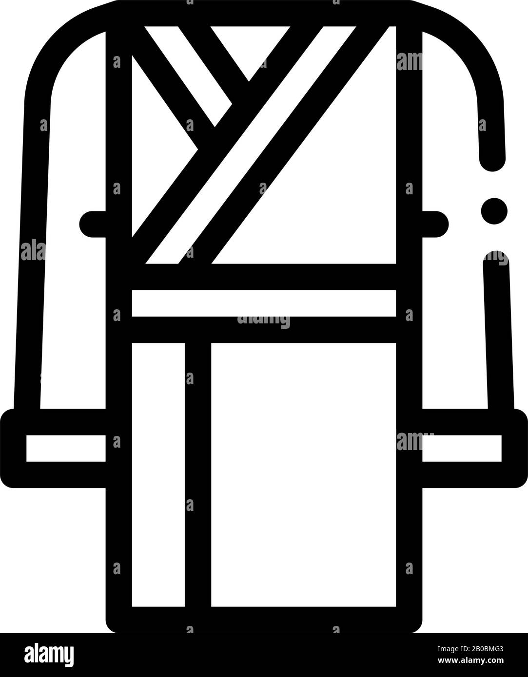 National Cloth Icon Vector Outline Illustration Stock Vector Image ...