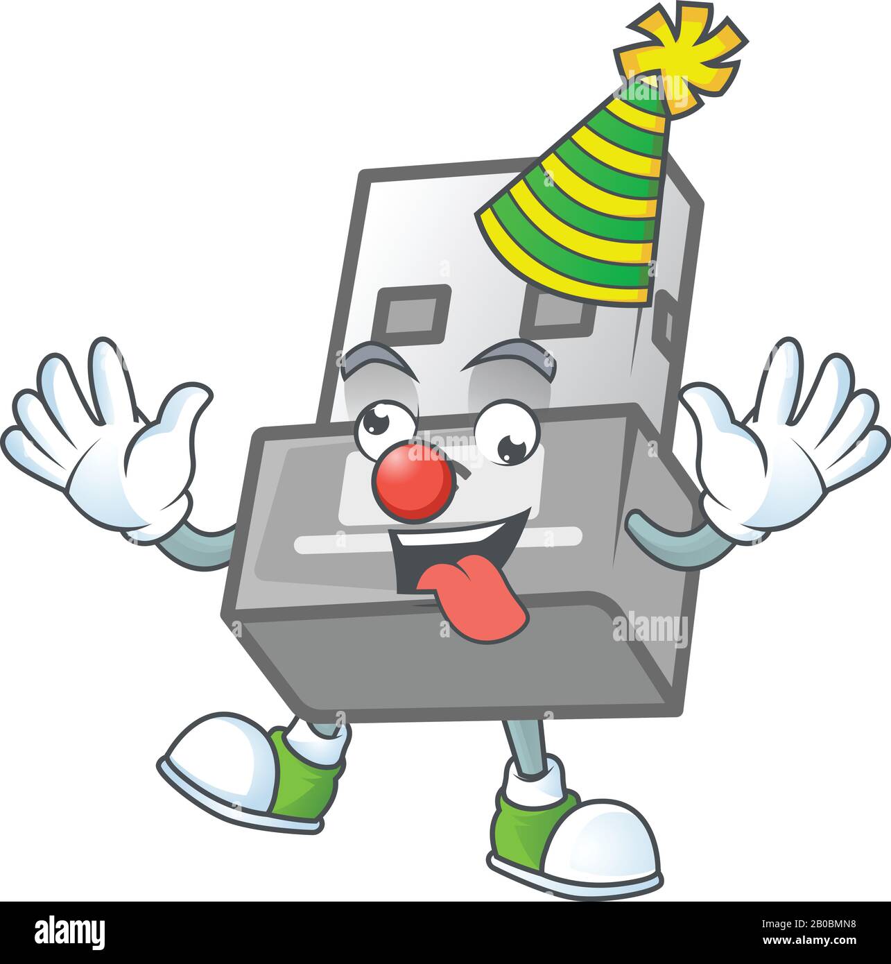 Cute and funny Clown USB wireless adapter cartoon character mascot ...