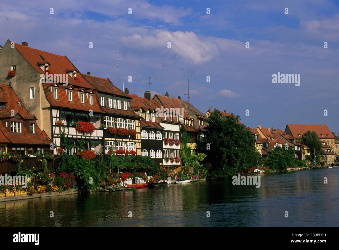 GERMANY, BAMBERG, UNESCO, REGNITZ RIVER, VIEW OF LITTLE VENICE Stock ...