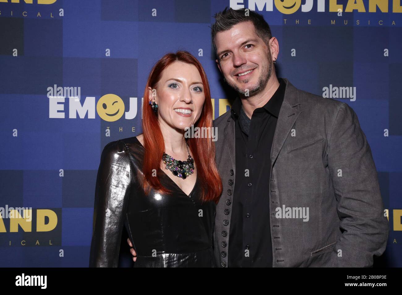 Opening Night party for the musical Emojiland held at The Ribbon ...