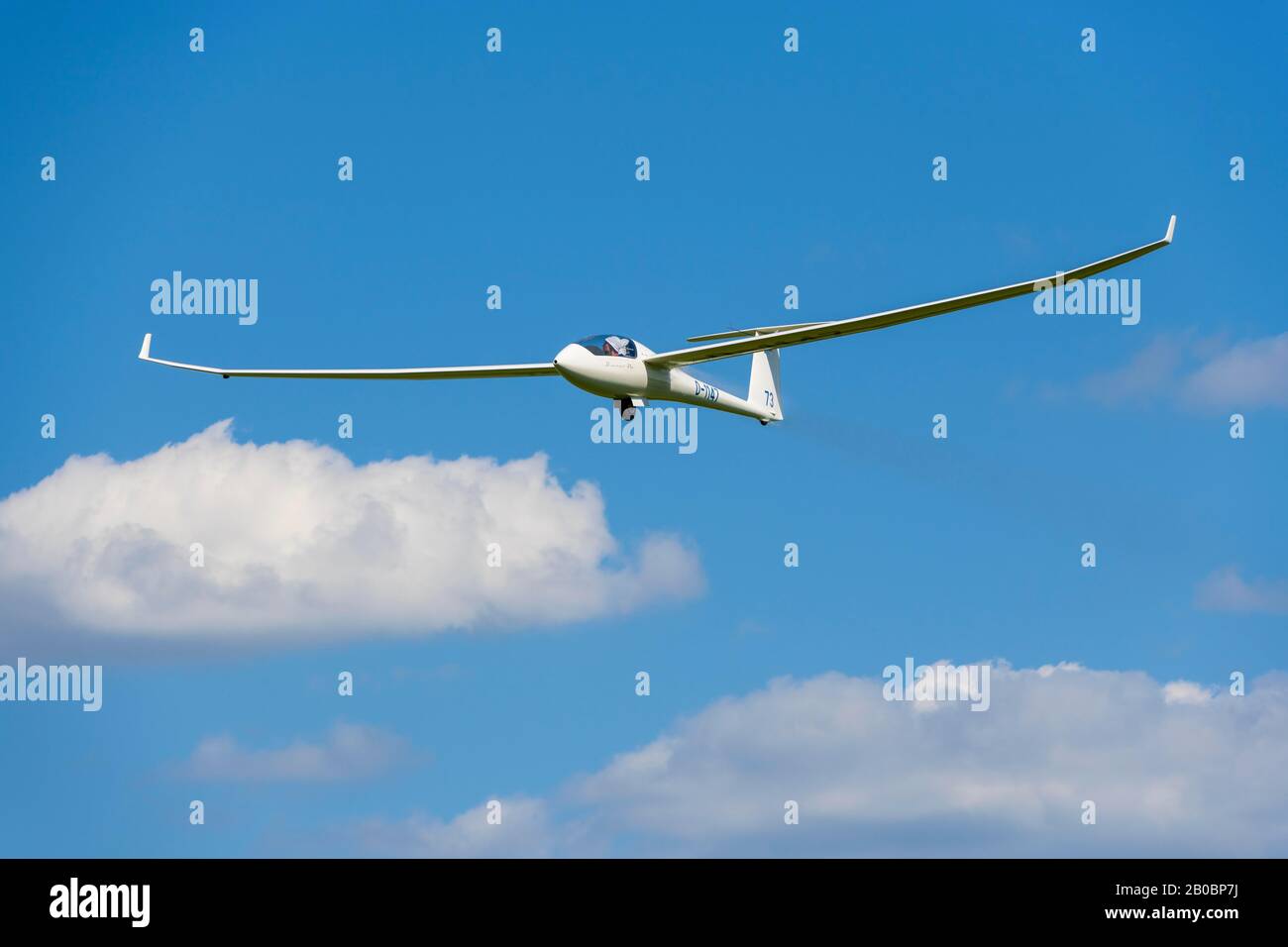 Glider flying in the sky, Germany Stock Photo - Alamy