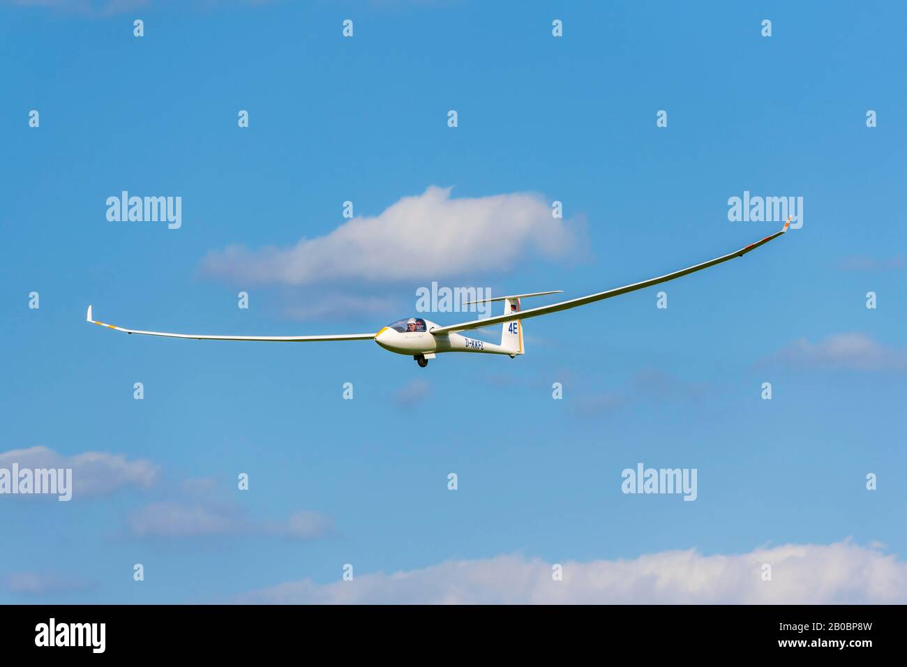 Glider flying in the sky, Germany Stock Photo - Alamy