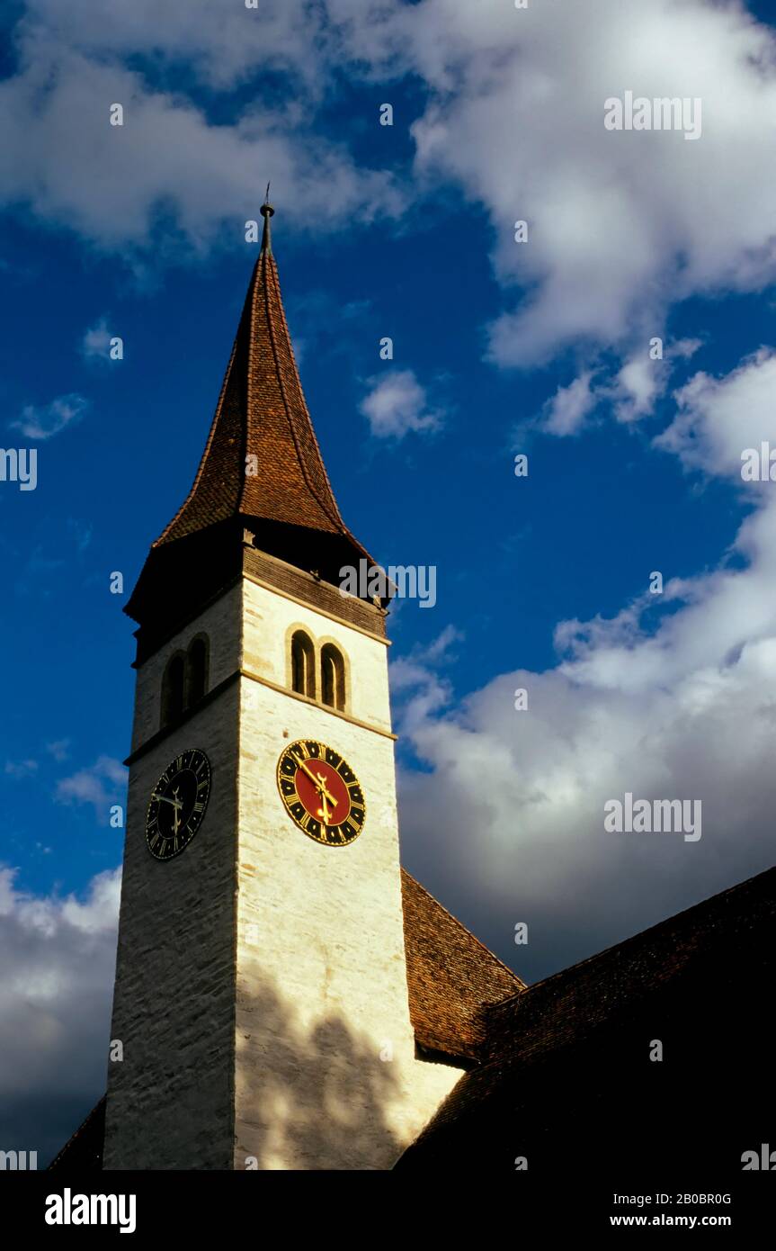 SWITZERLAND, INTERLAKEN, PROTESTANT CHURCH Stock Photo - Alamy