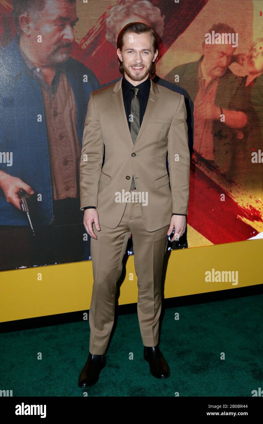 Los Angeles, USA. 19th Feb, 2020. Greg Austin walking the red carpet at ...