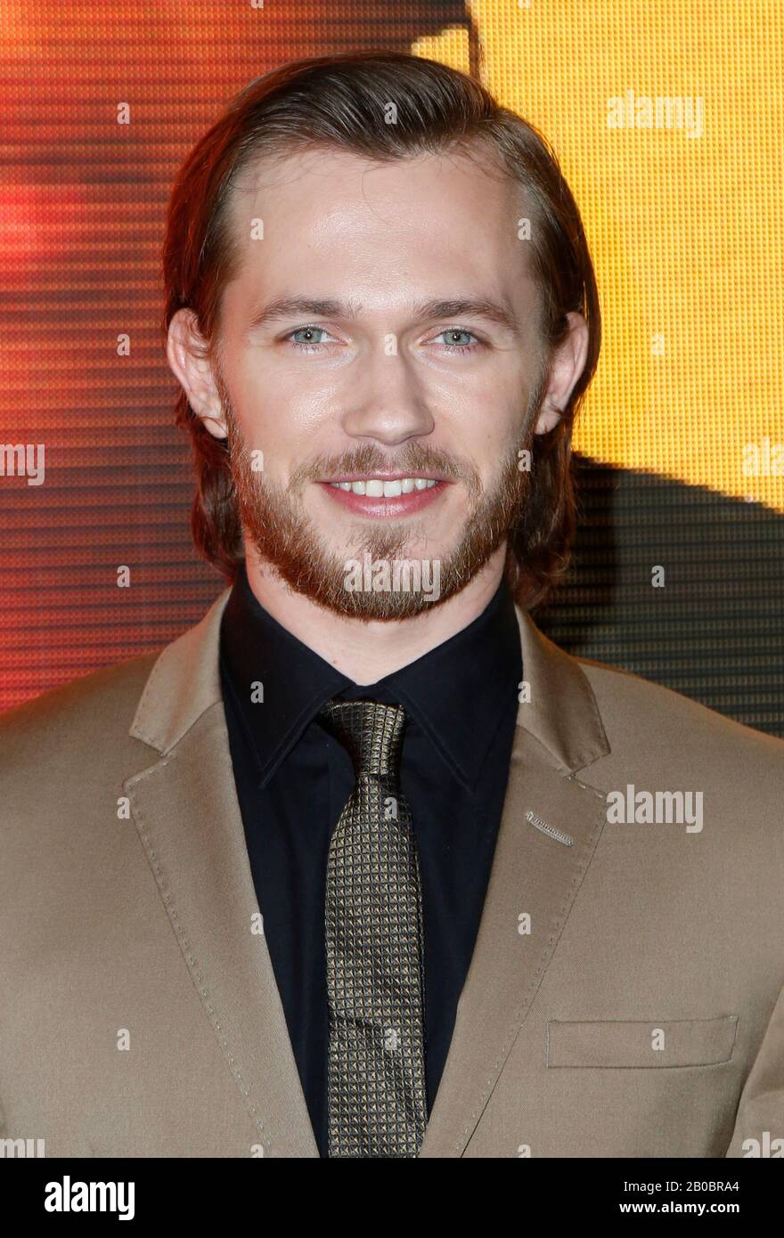 Los Angeles, USA. 19th Feb, 2020. Greg Austin walking the red carpet at ...