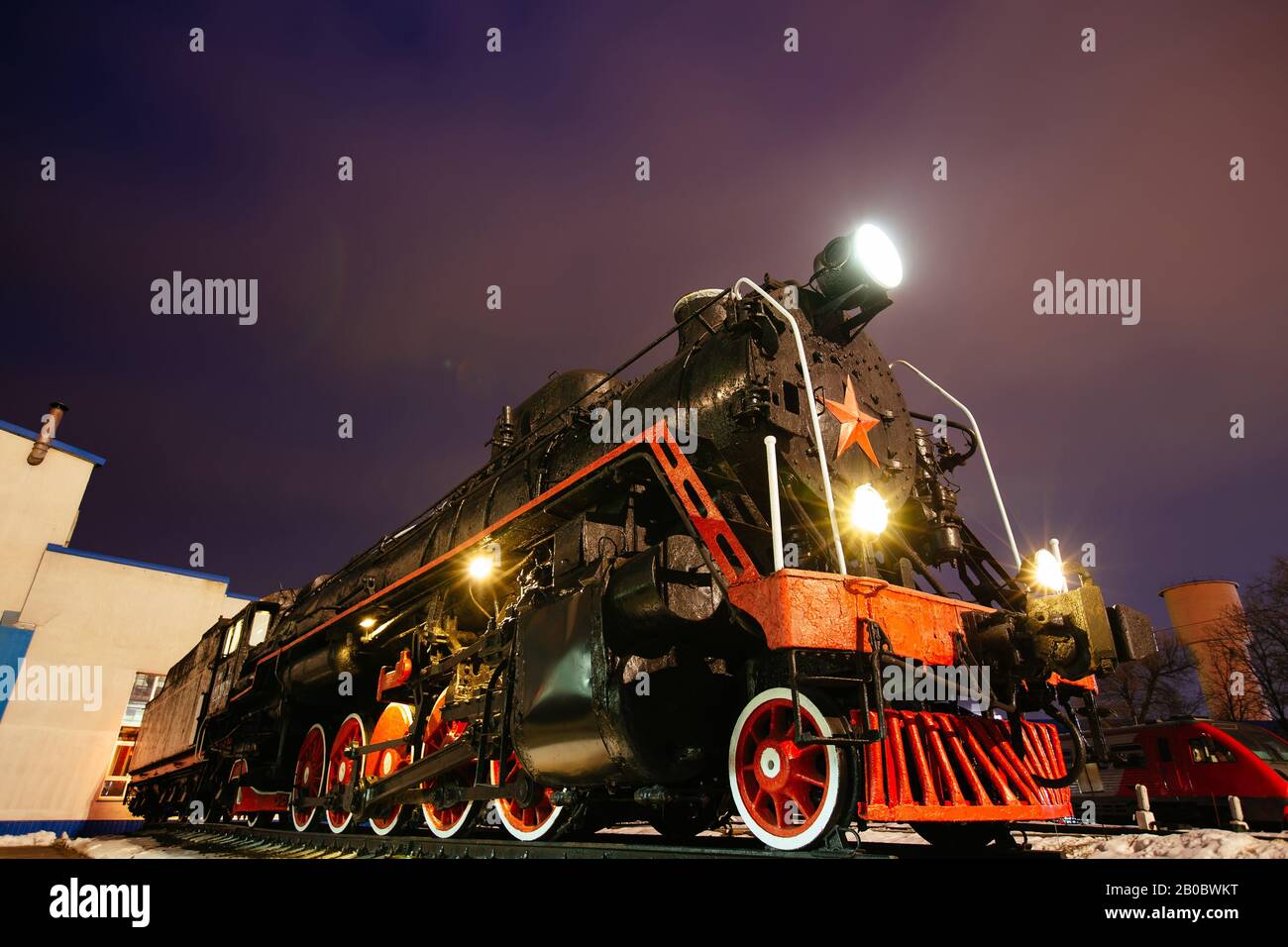 Black steam locomotive hi-res stock photography and images - Alamy