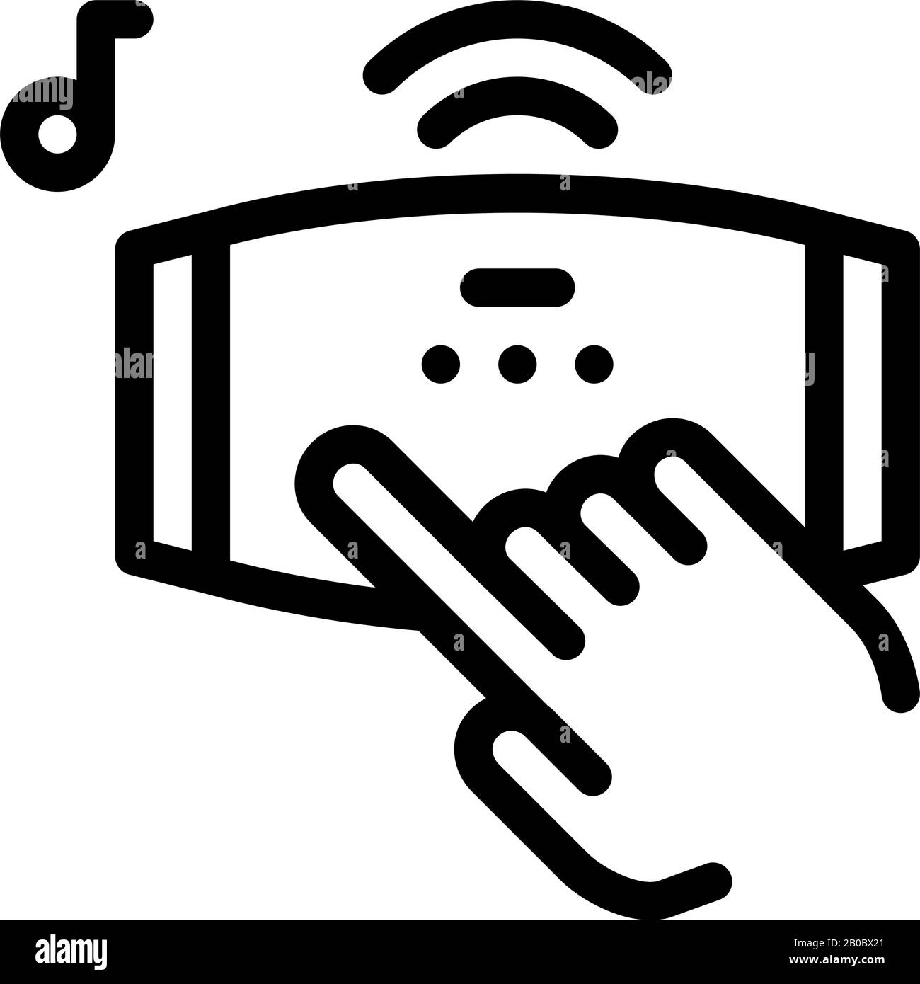 Music Device Icon Vector Outline Illustration Stock Vector Image & Art ...