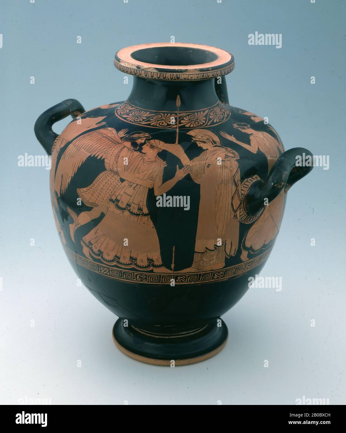 Niobid Painter, Attic Red-Figure Hydria with the Abduction of Oreithyia ...