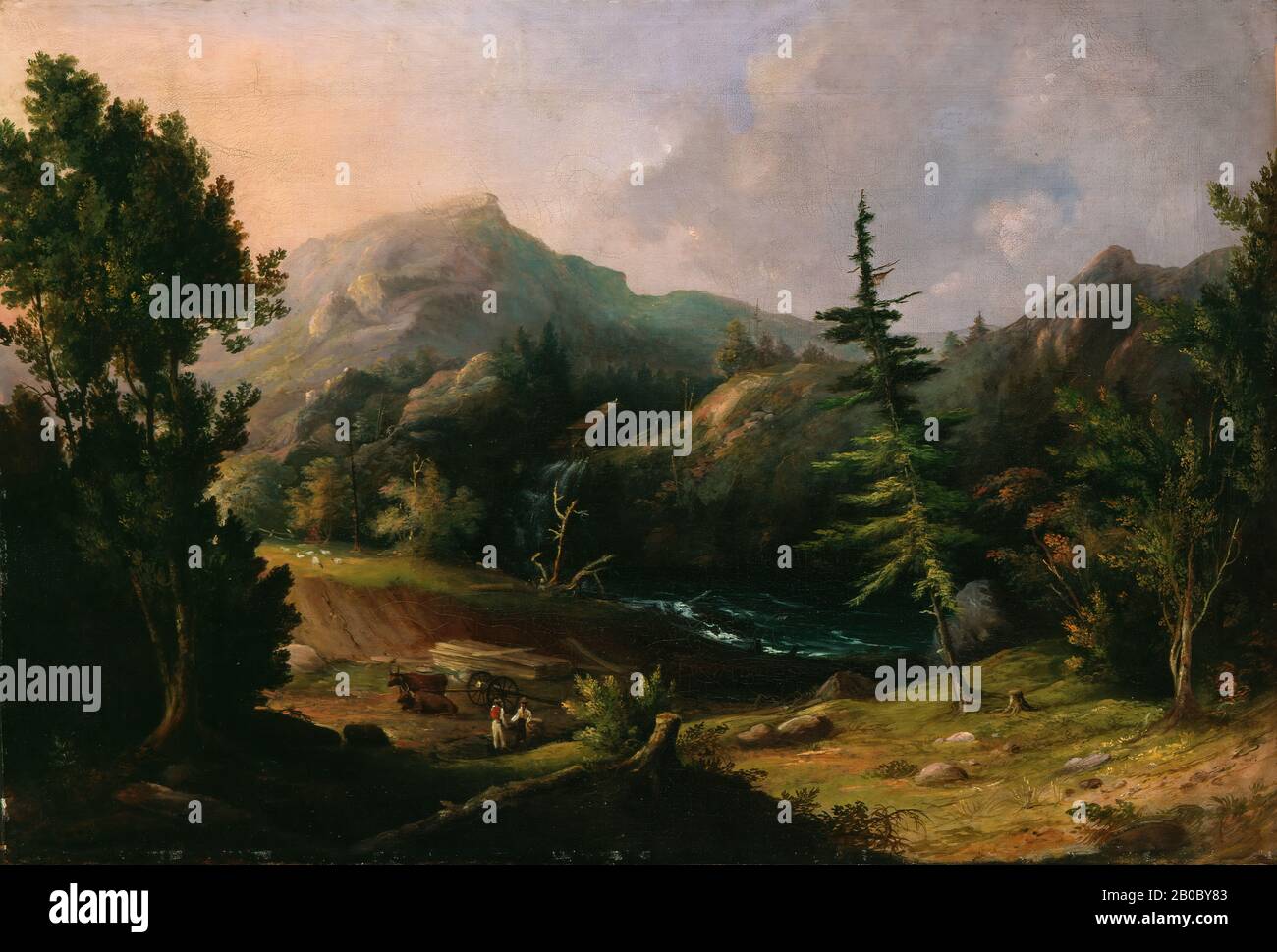 Charles Codman, Down East, 1838, oil on canvas, 24 1/8 in. x 35 1/4 in ...