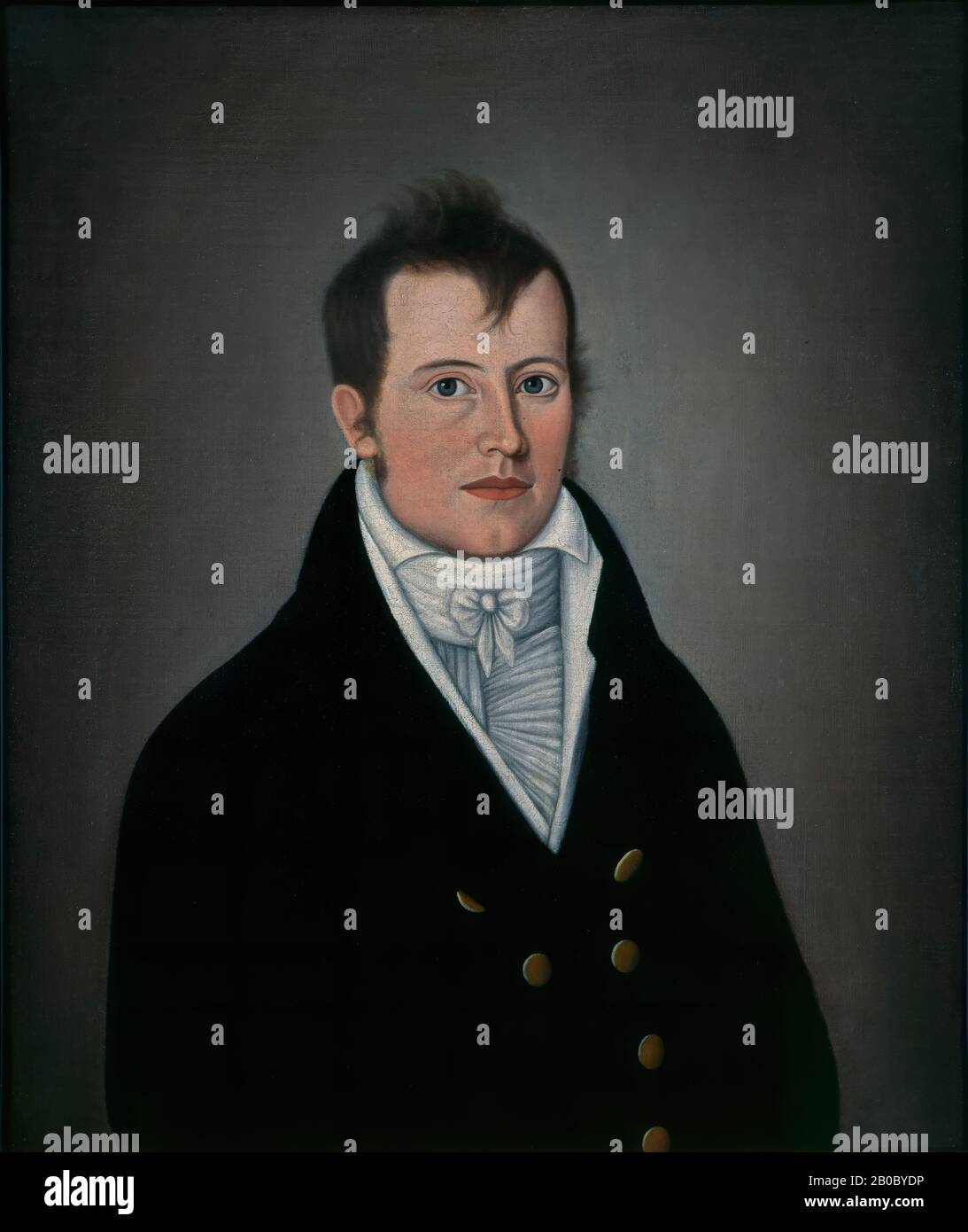 John Brewster, Portrait of Moses Quinby, 1808-1810, oil on canvas, 30 ...
