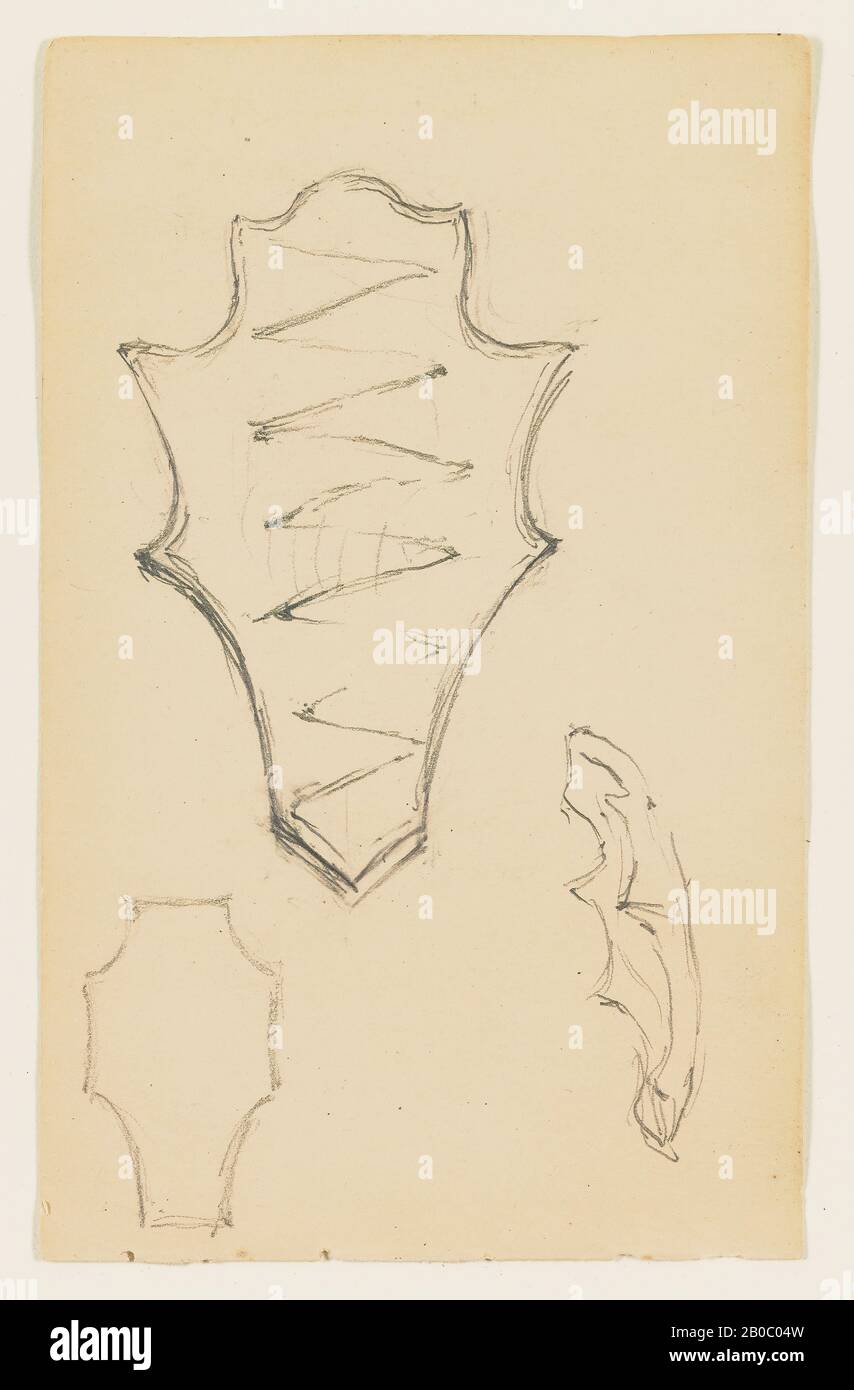 Kenyon Cox, Three Sketches of Shield, 1893, graphite on paper Stock ...