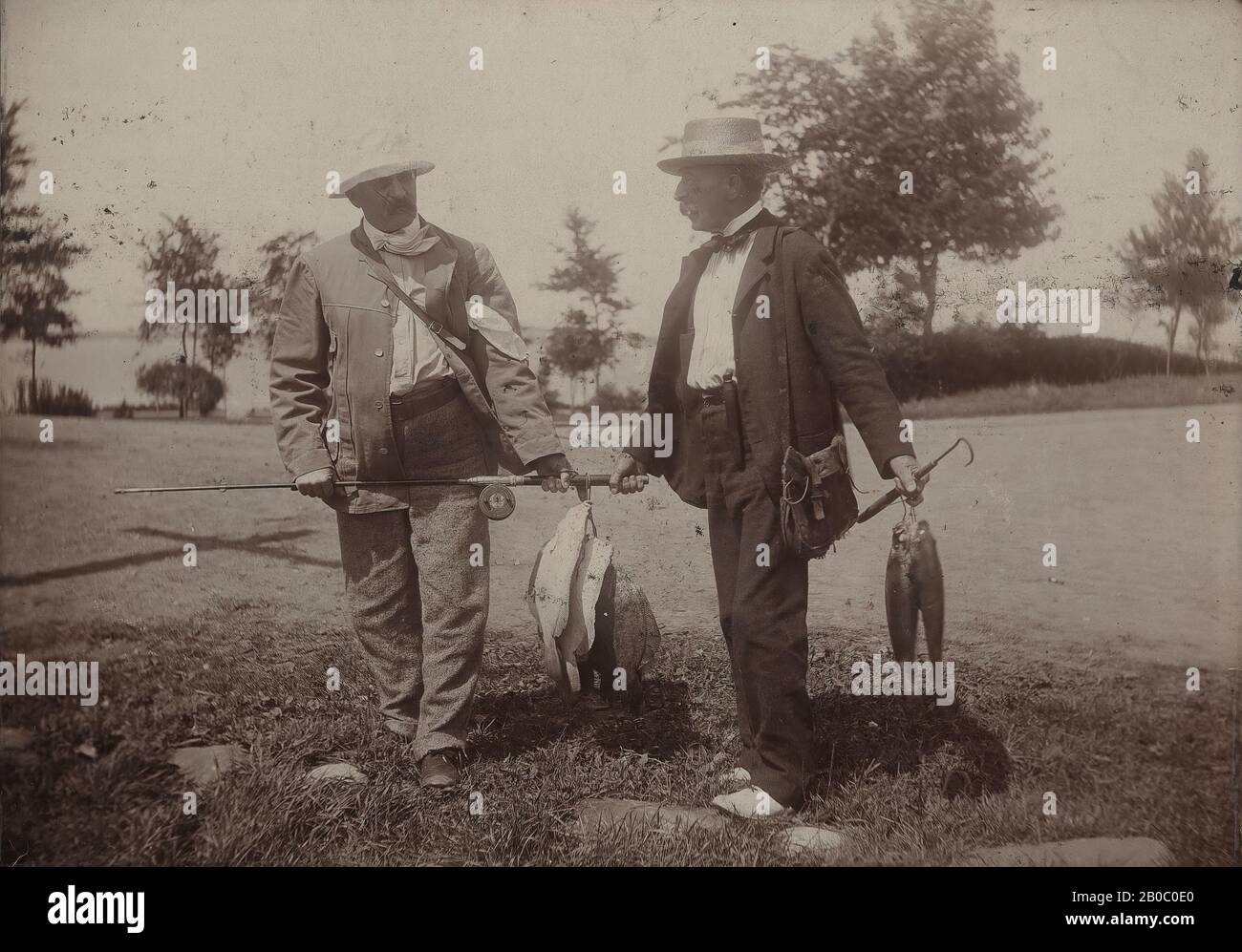 Unknown Artist, Charles Savage Homer Jr. and Winslow Homer at The Ark ...