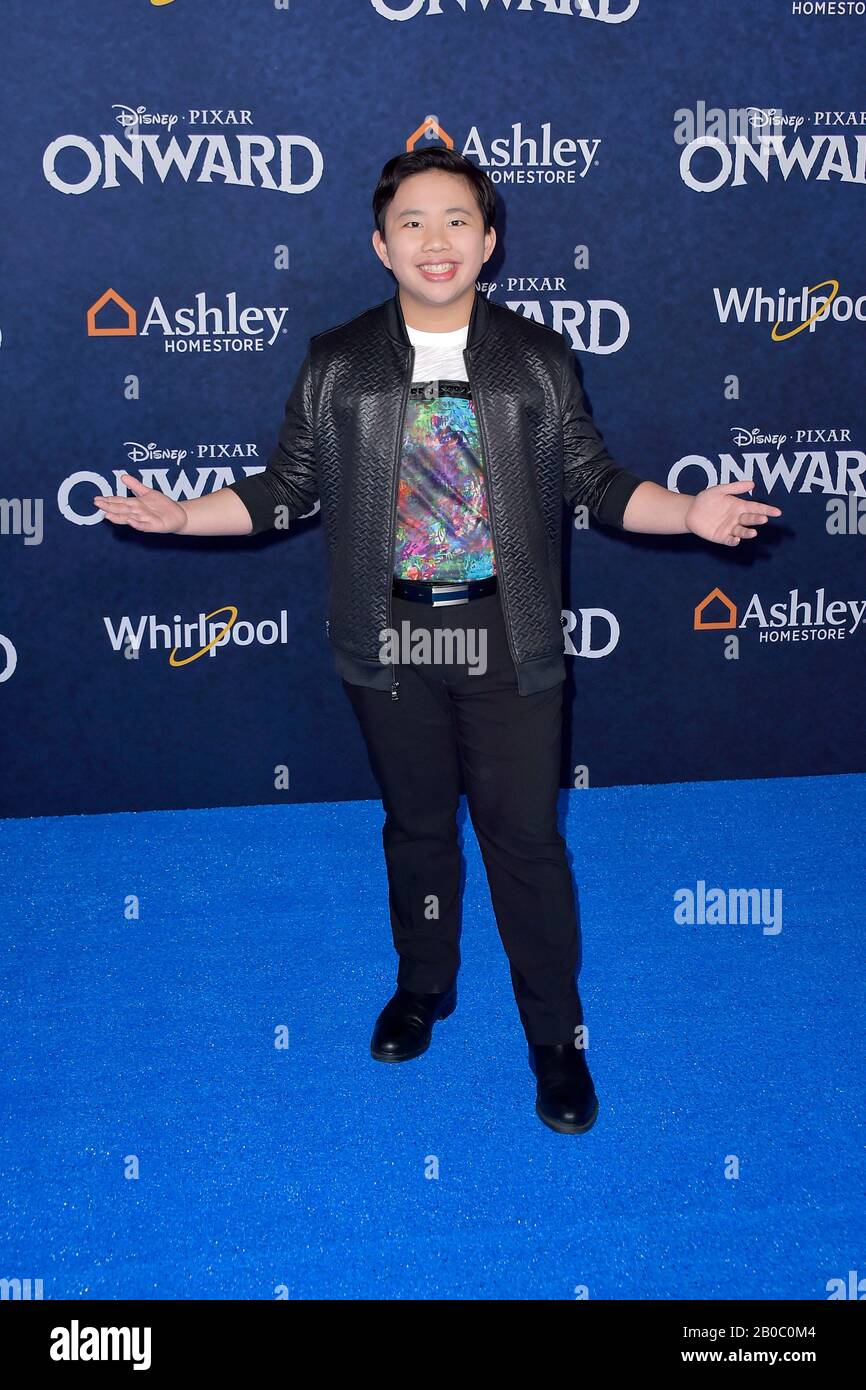 Albert Tsai at the world premiere of the movie 'Onward: No Half Things ...