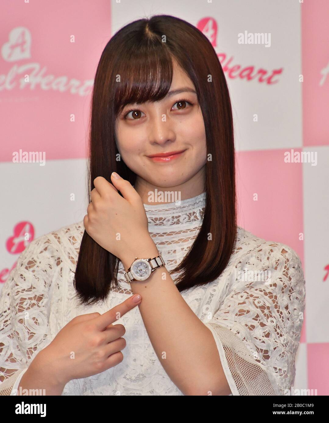Japanese actress Kanna Hashimoto attends a press conference for watch ...