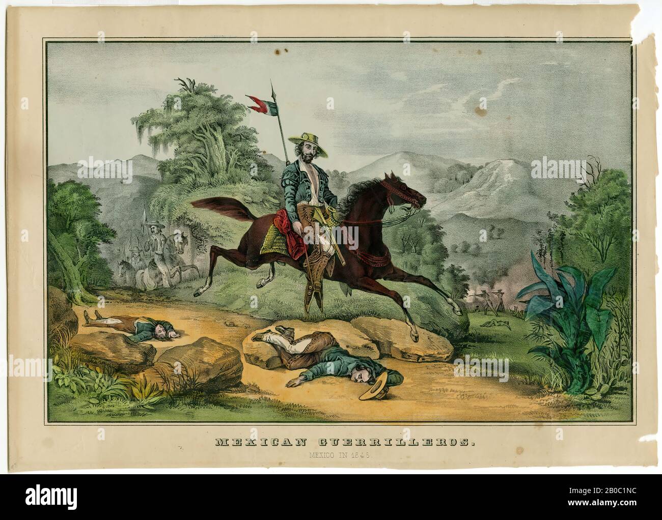 Unknown Artist, Part of a Collection of Mexican-American War Prints ...