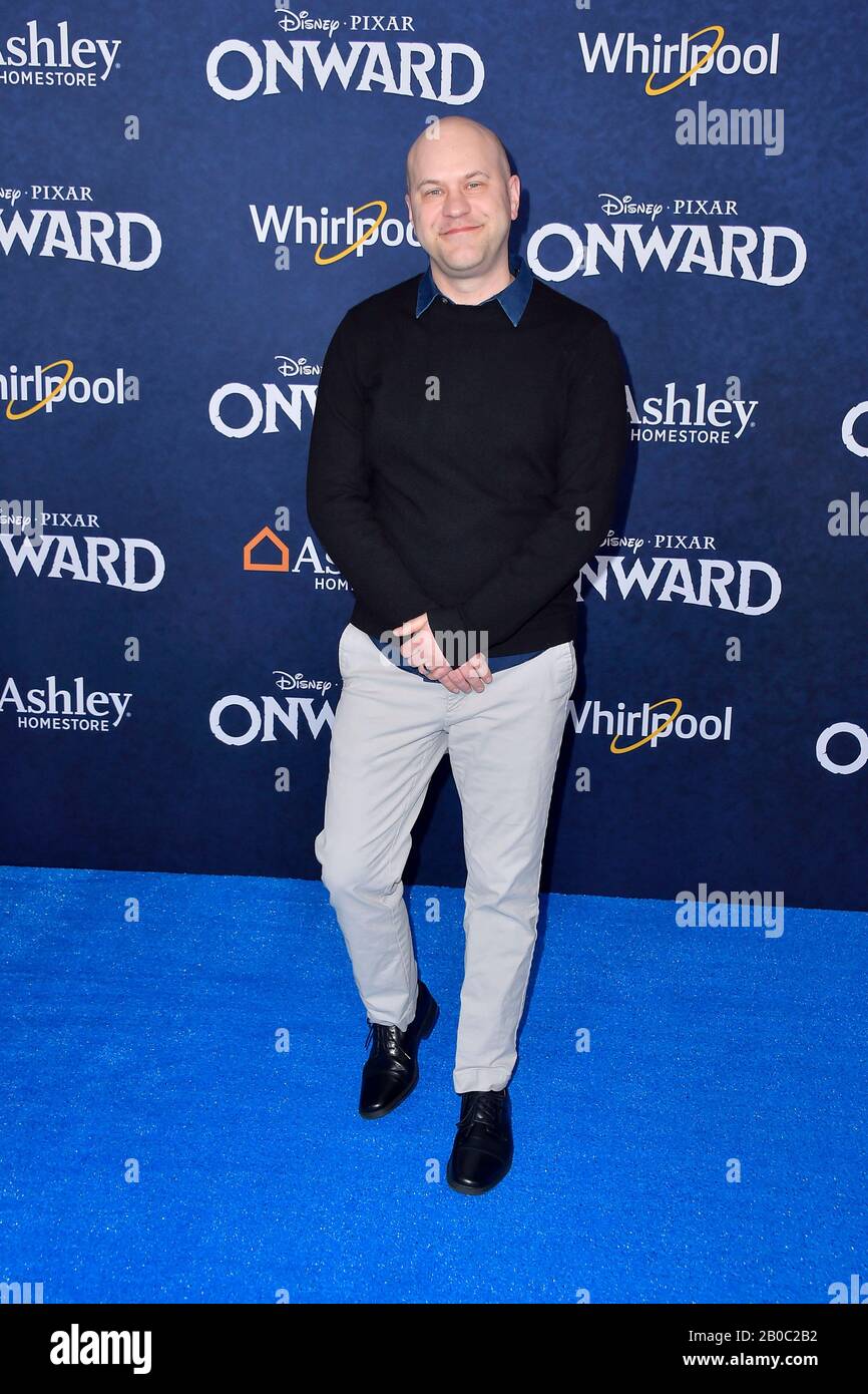 Los Angeles, USA. 18th Feb, 2020. Dan Scanlon at the world premiere of ...