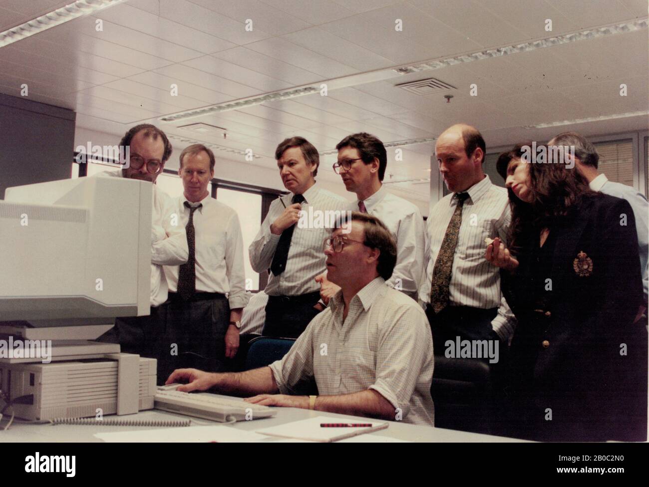 Rupert murdoch 1987 hi-res stock photography and images - Alamy