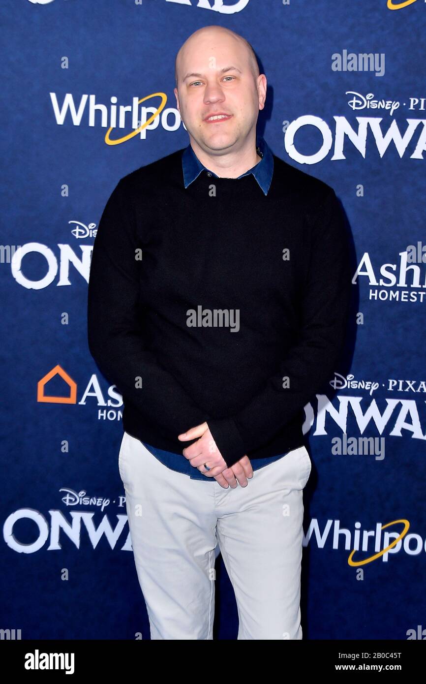 Los Angeles, USA. 18th Feb, 2020. Dan Scanlon at the world premiere of ...