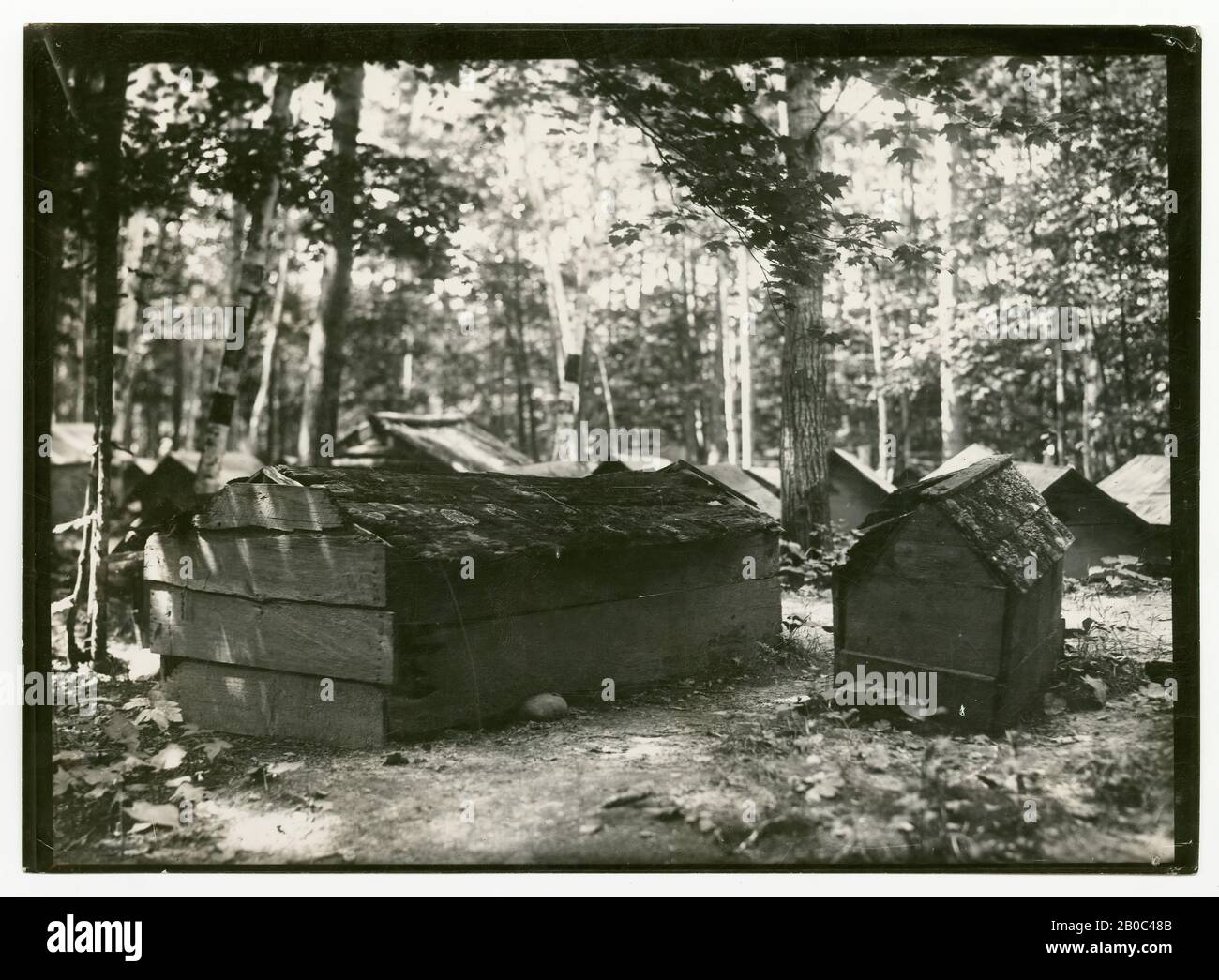 Ojibway native american indian burial ground hi-res stock photography ...