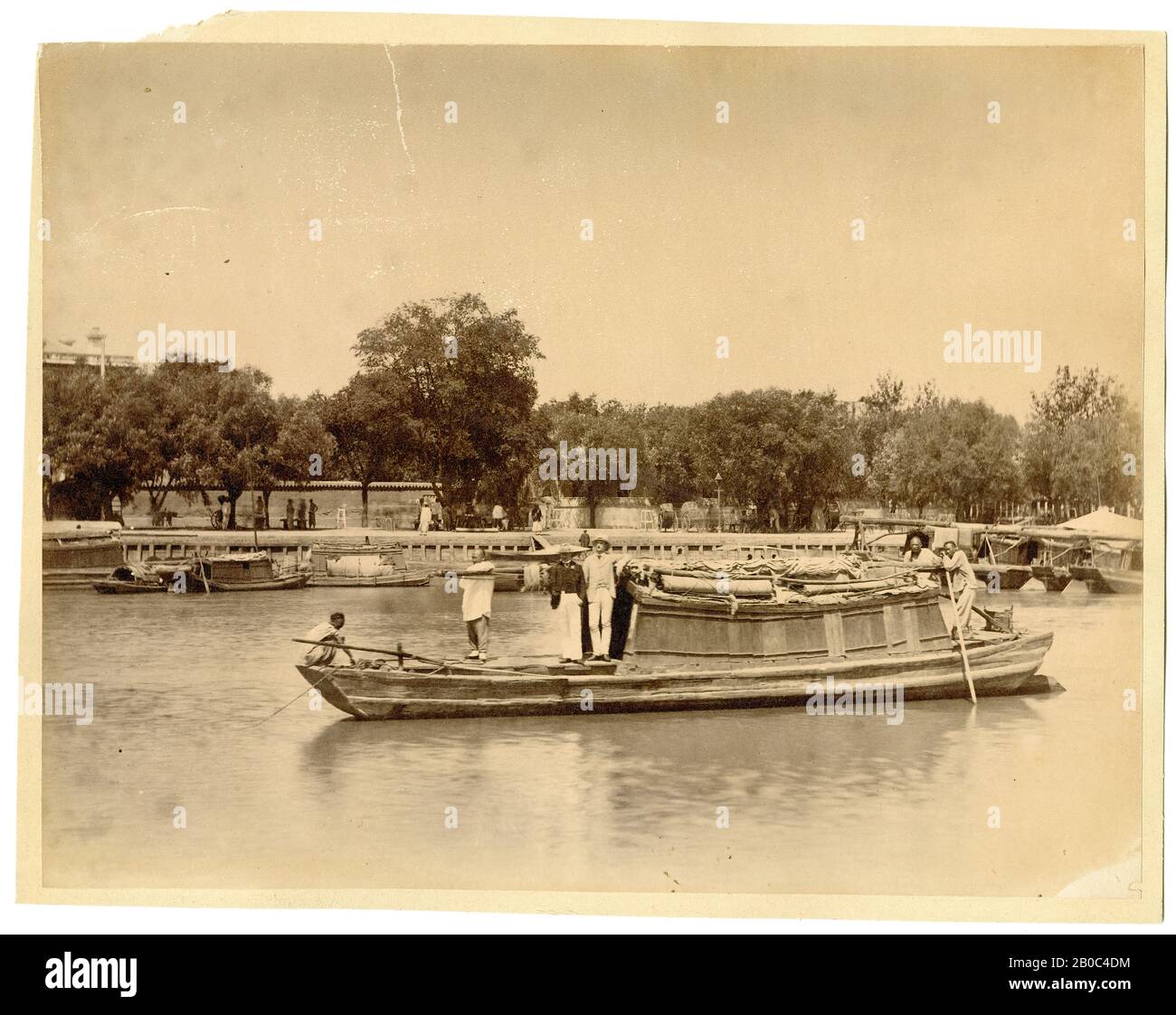 William Saunders, untitled (Men on Boat in River), from A China Album ...