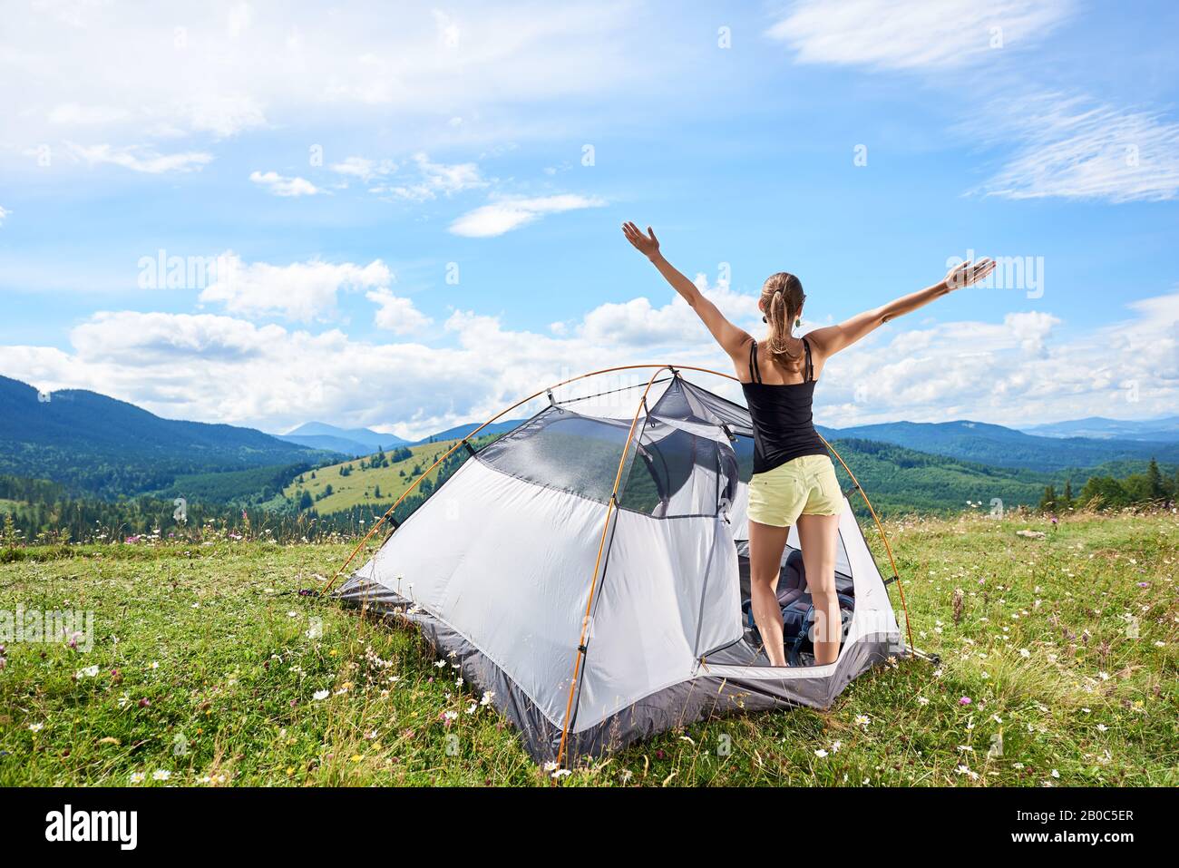 Lifting hands hi-res stock photography and images - Alamy