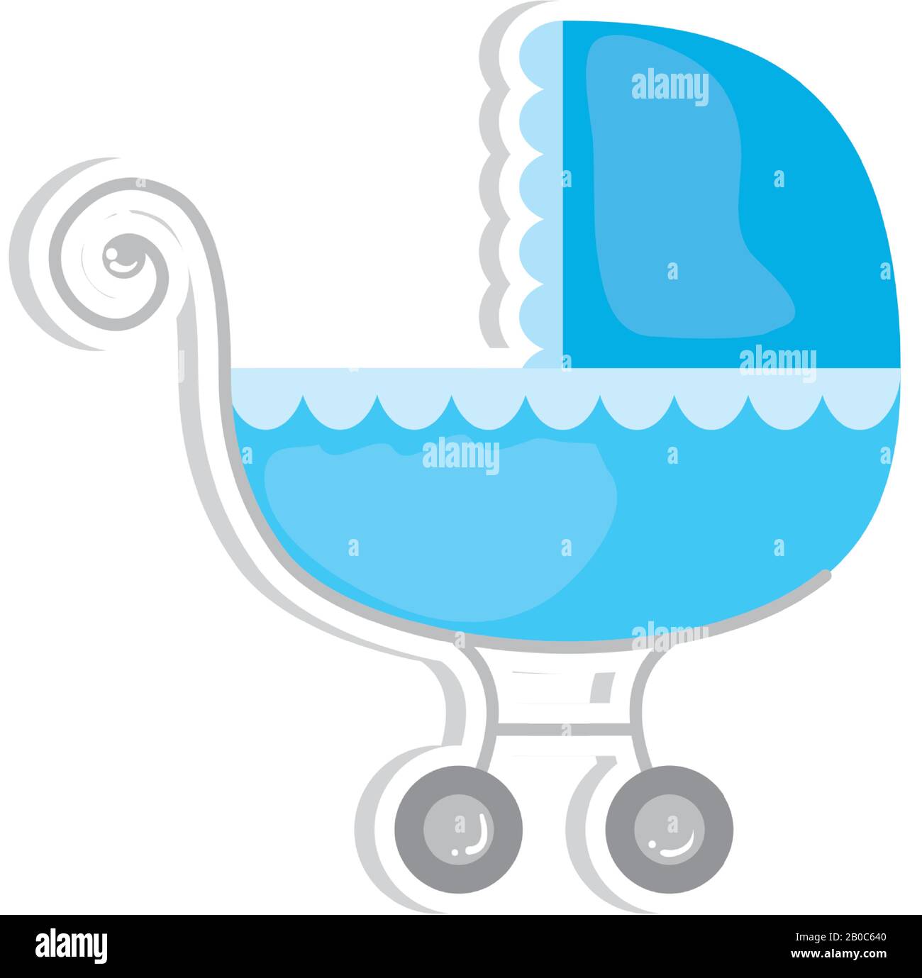 baby cart transportation isolated icon Stock Vector Image & Art - Alamy