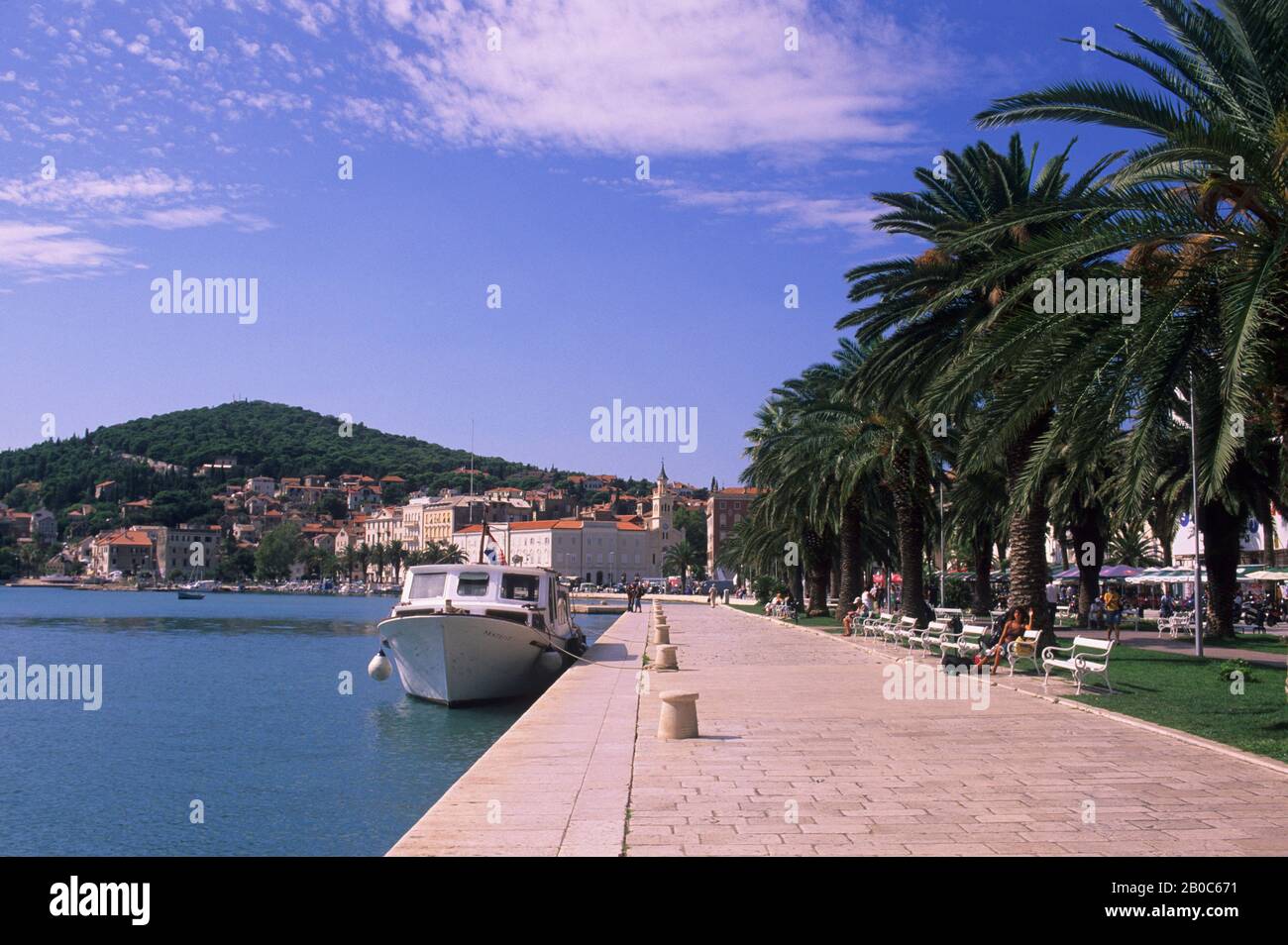 CROATIA, SPLIT, WATERFRONT PROMENADE Stock Photo - Alamy